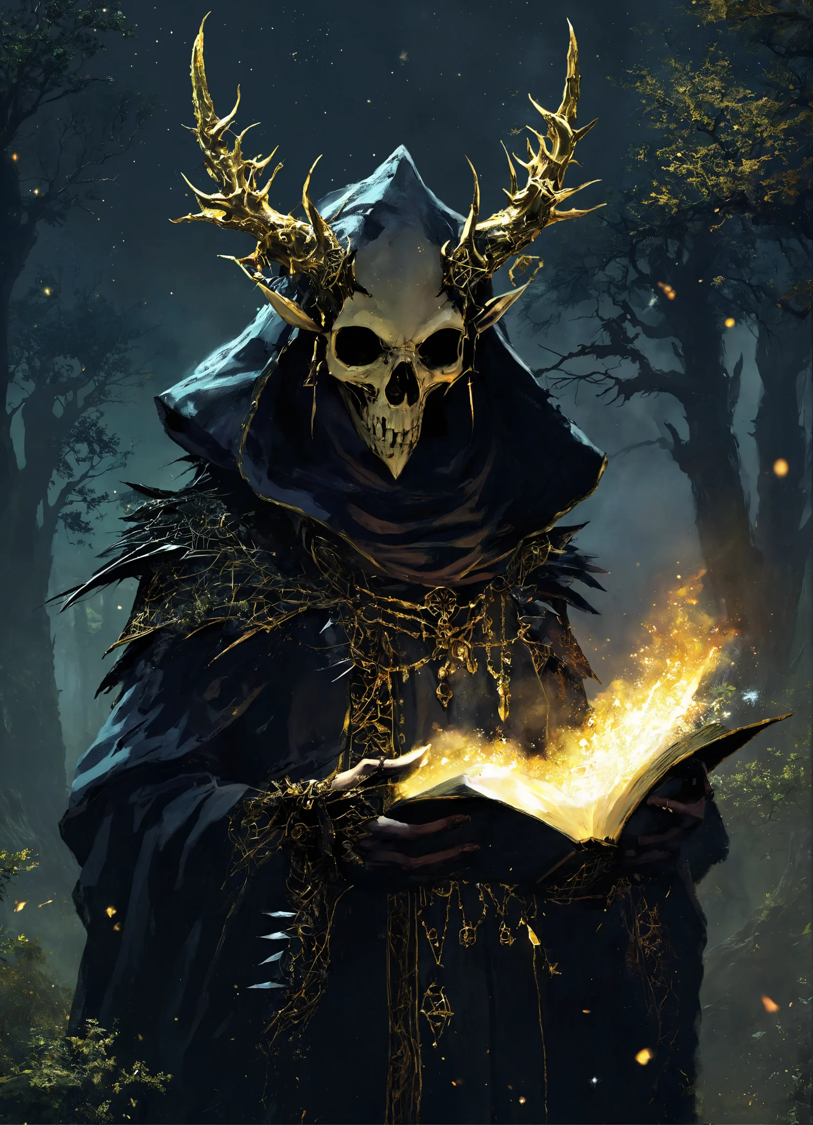 Lexica - The mage's appearance evil and mystical, with spikie robes ...