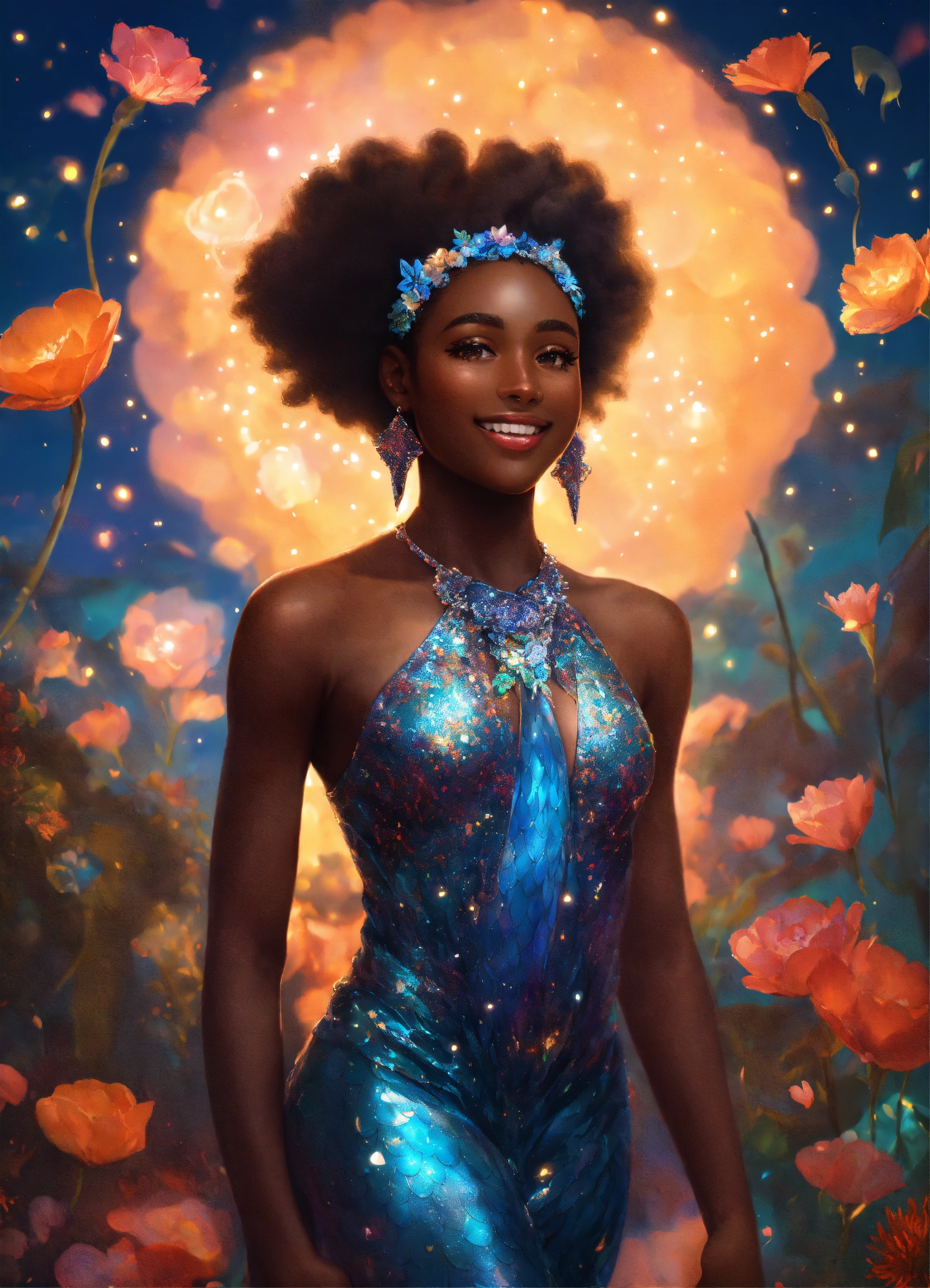 Lexica - Full body coco gauff, realistic facial features dark skin ...