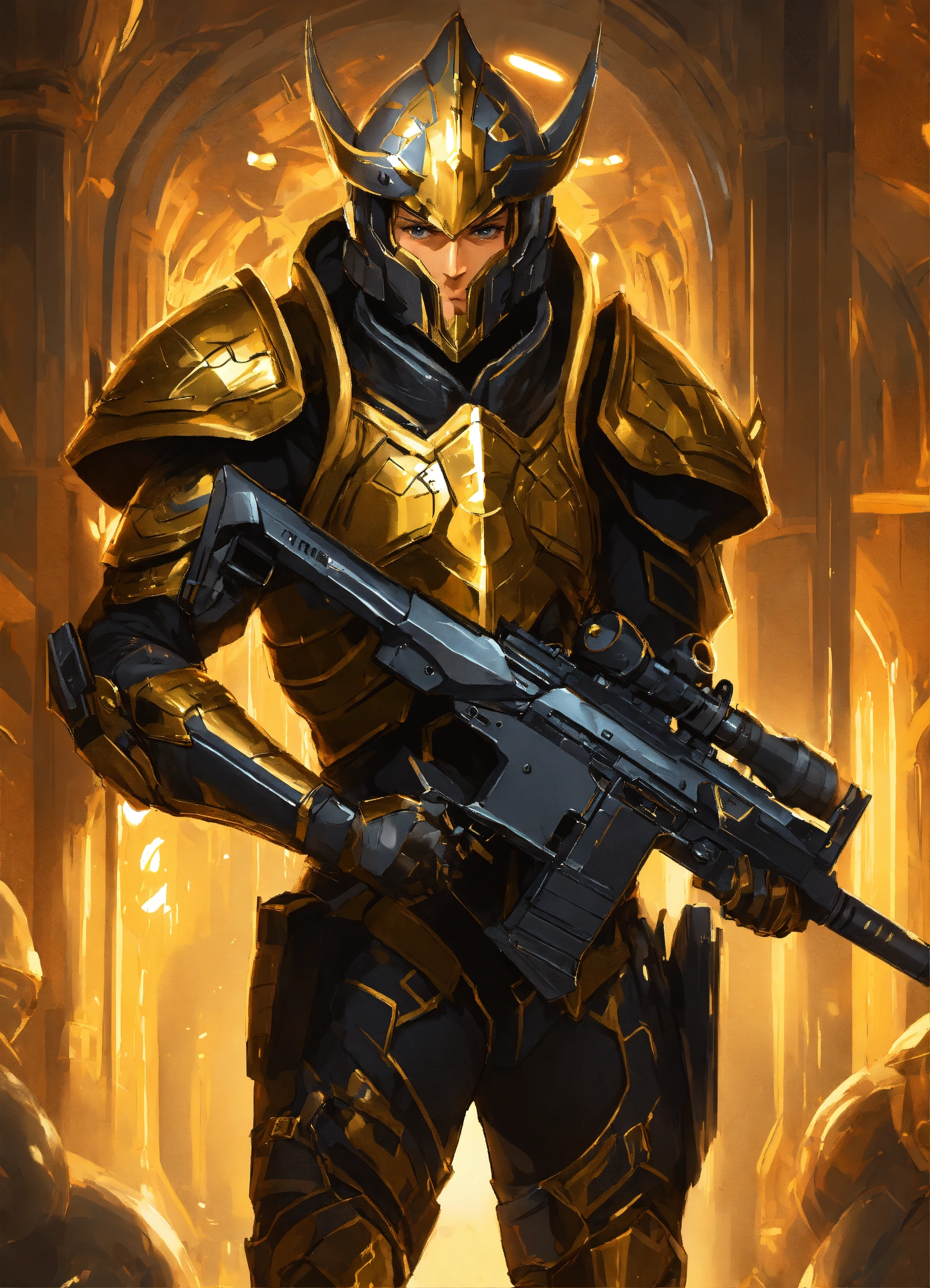 Lexica - Full body cartoon art of a high elf sci fi soldier wearing ...