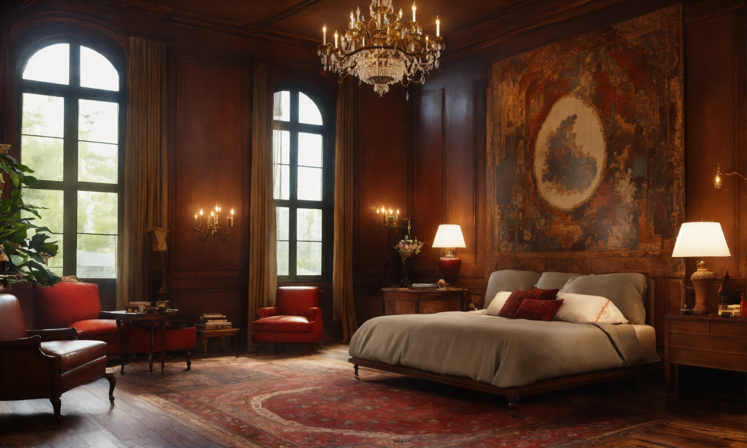 Lexica - Concept art of huge master bedroom, new Orleans, the originals ...