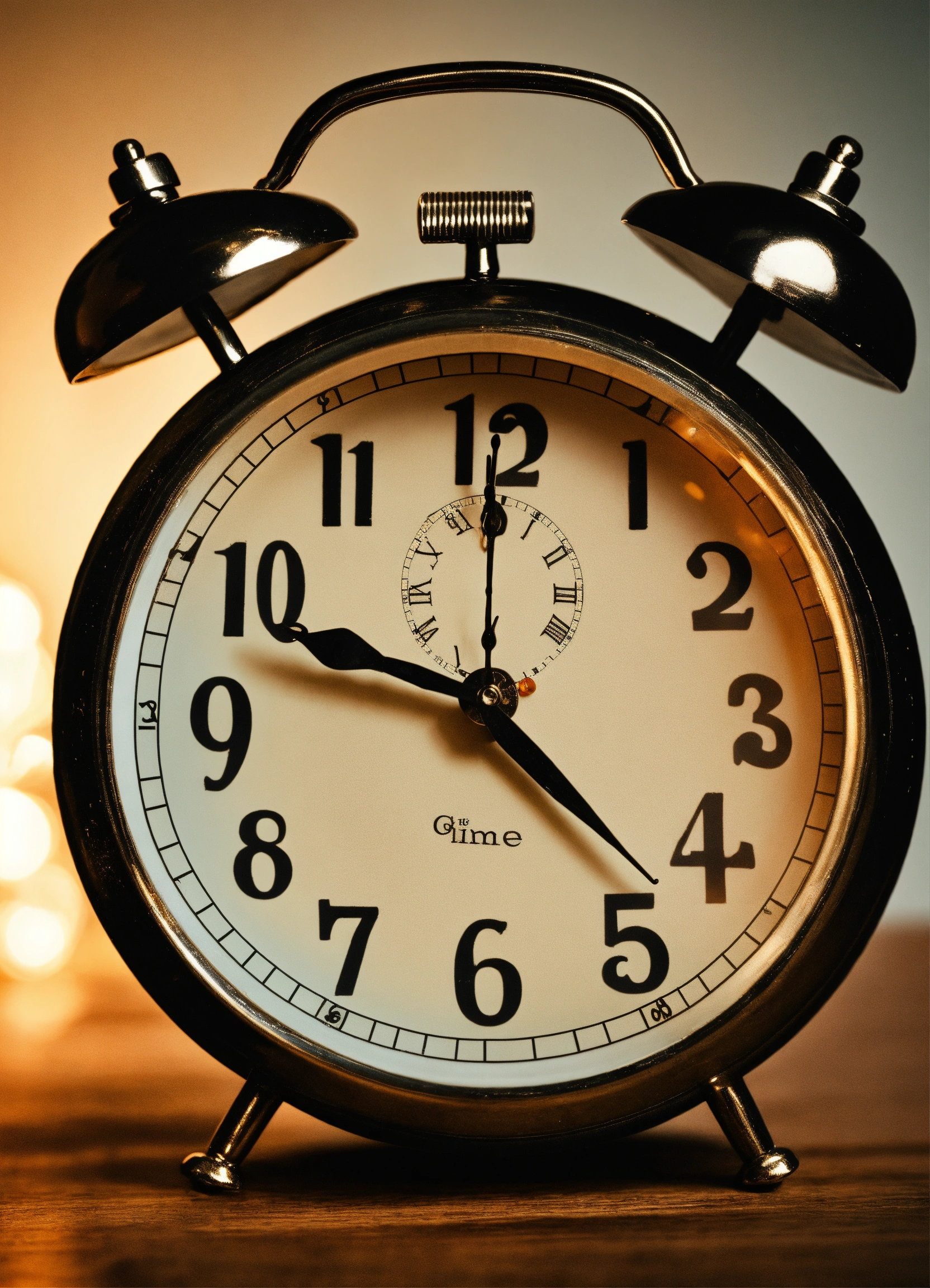 Lexica - A timer with the phrase highlighting the value of time.