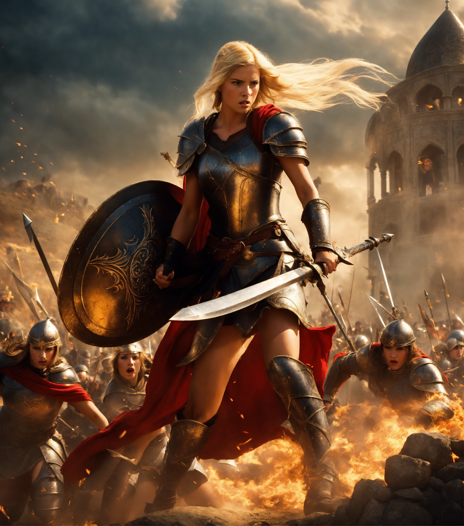 Lexica - An epic fantasy scene featuring two gorgeous and beautiful ...