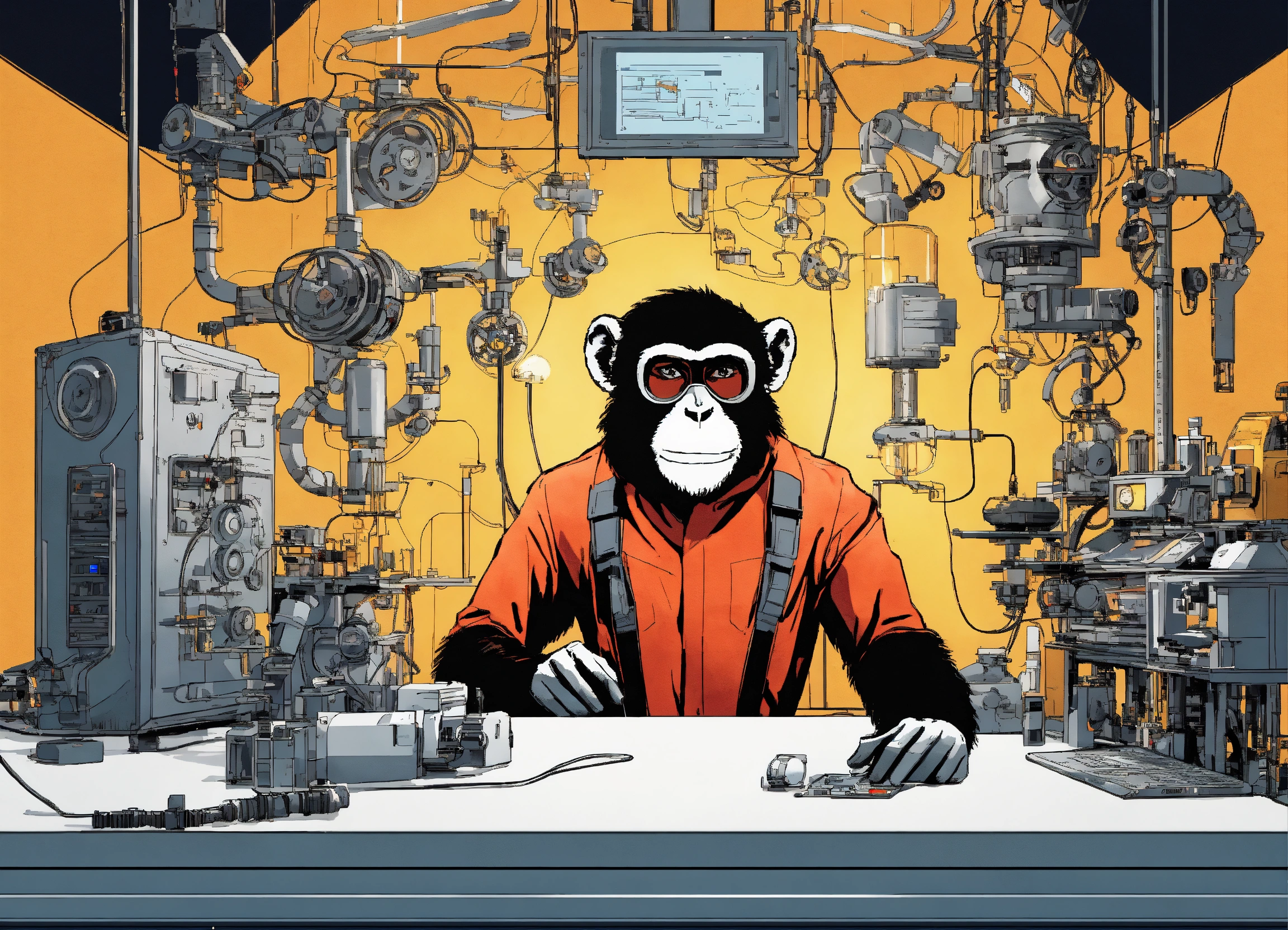 Lexica - Generate a high-contrast comic-style poster with an abundance ...