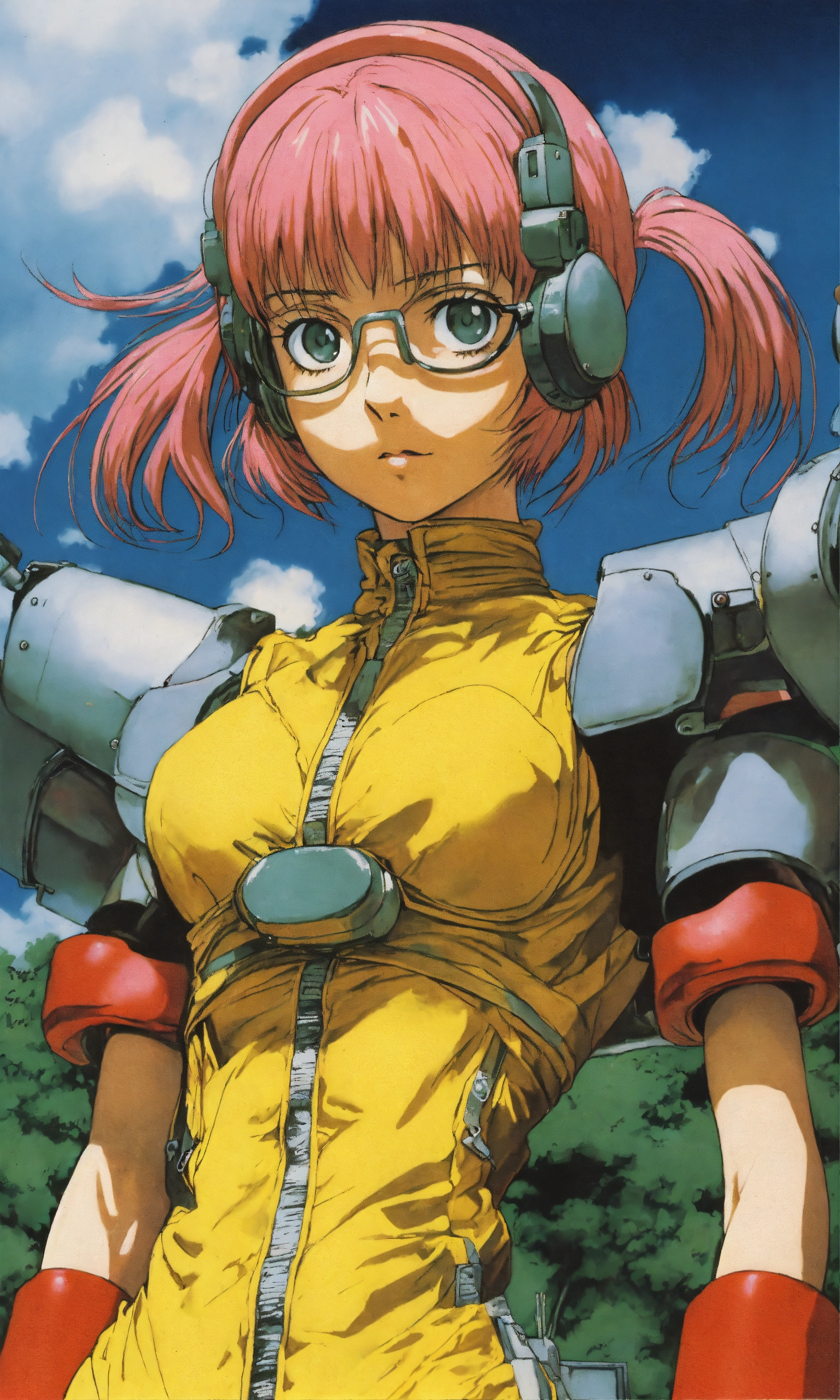 Lexica - 1990s anime sci-fi kooky female, full detailed eyes, suductive ...