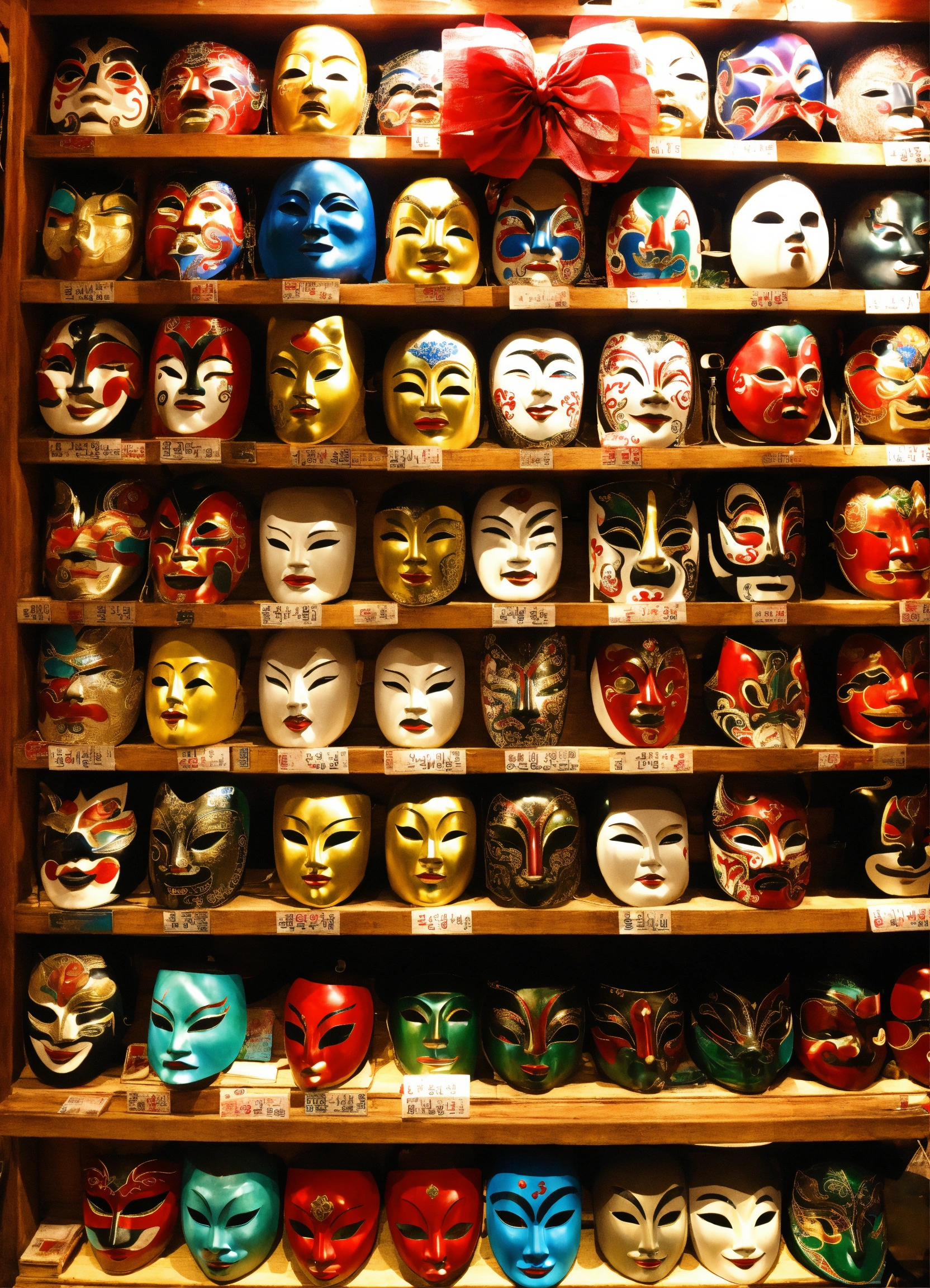 Lexica - Korean Masks, Insadong Arts and Crafts distirict, Seoul
