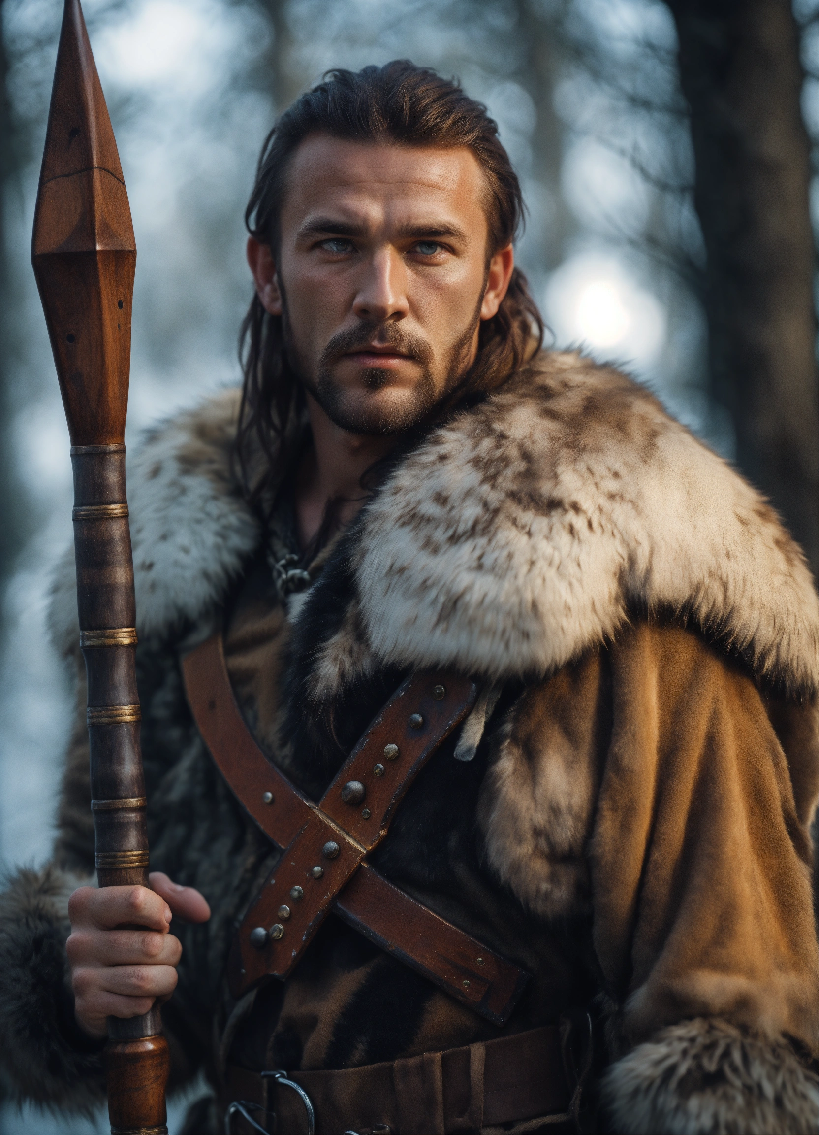 Lexica - Germanic barbarian man with a pointed nose and small ears. He ...