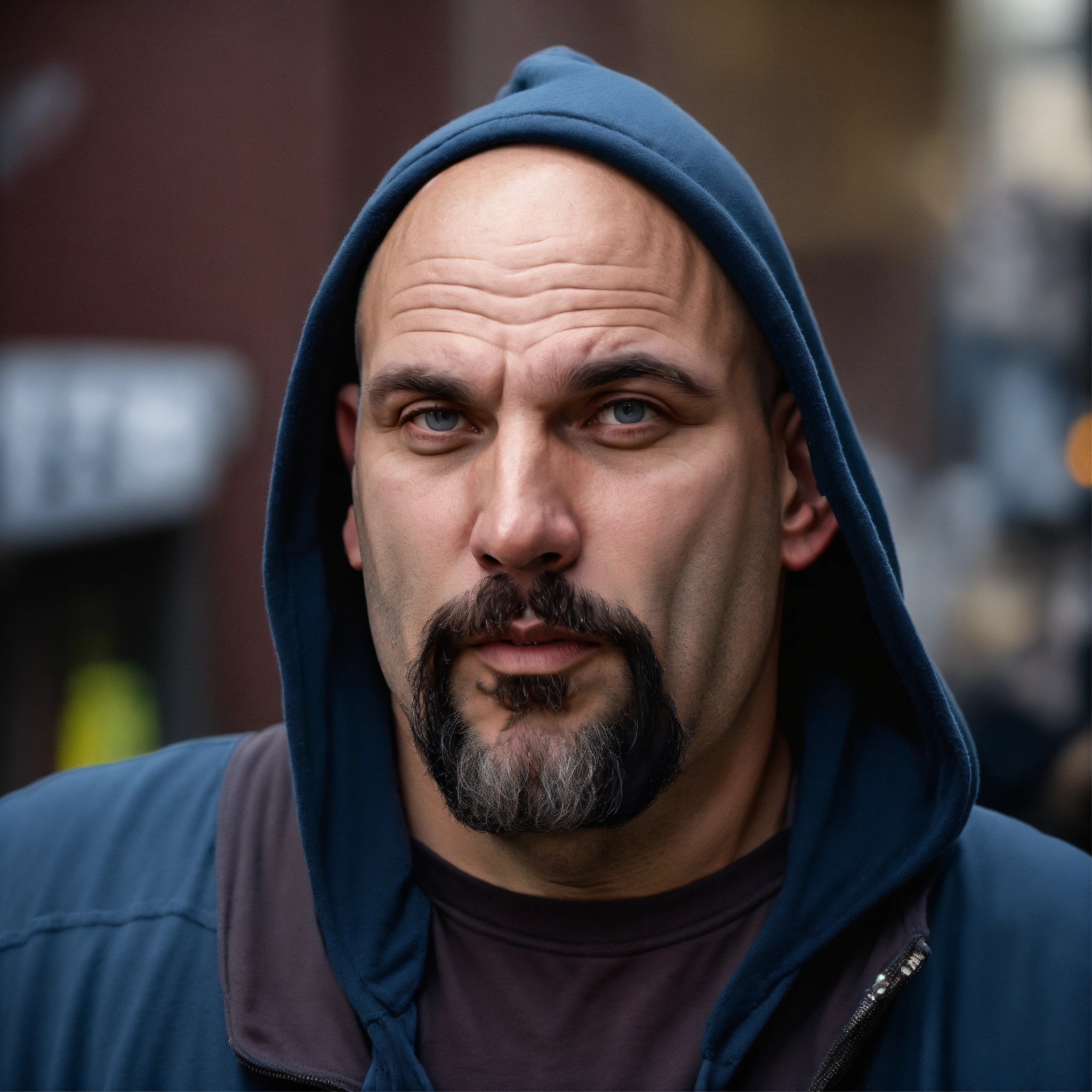 Lexica - JOHN FETTERMAN A GIANT HOMELESS MAN WITH A HUGE BULBUS BALD ...