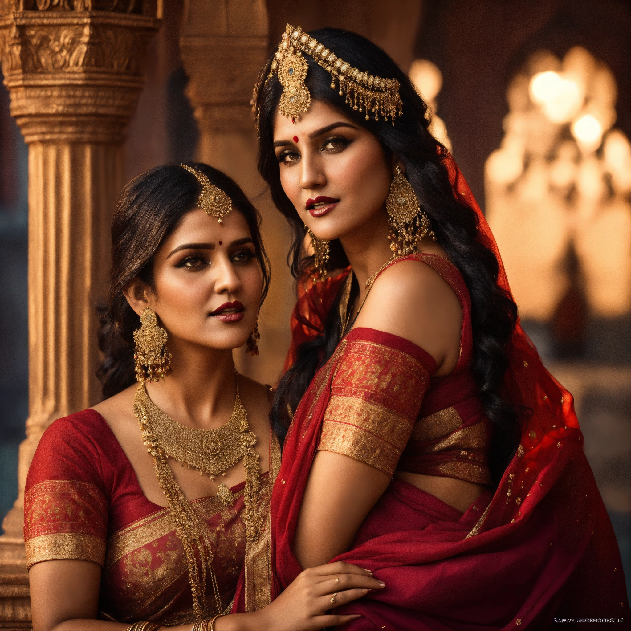 Lexica - Realistic gothic digital photography women portrait romancing ...