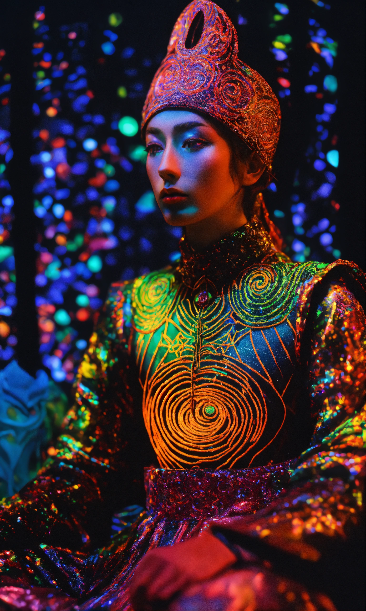 Lexica - Photorealistic 3D portrait of folk costume, of cosmic Alex ...