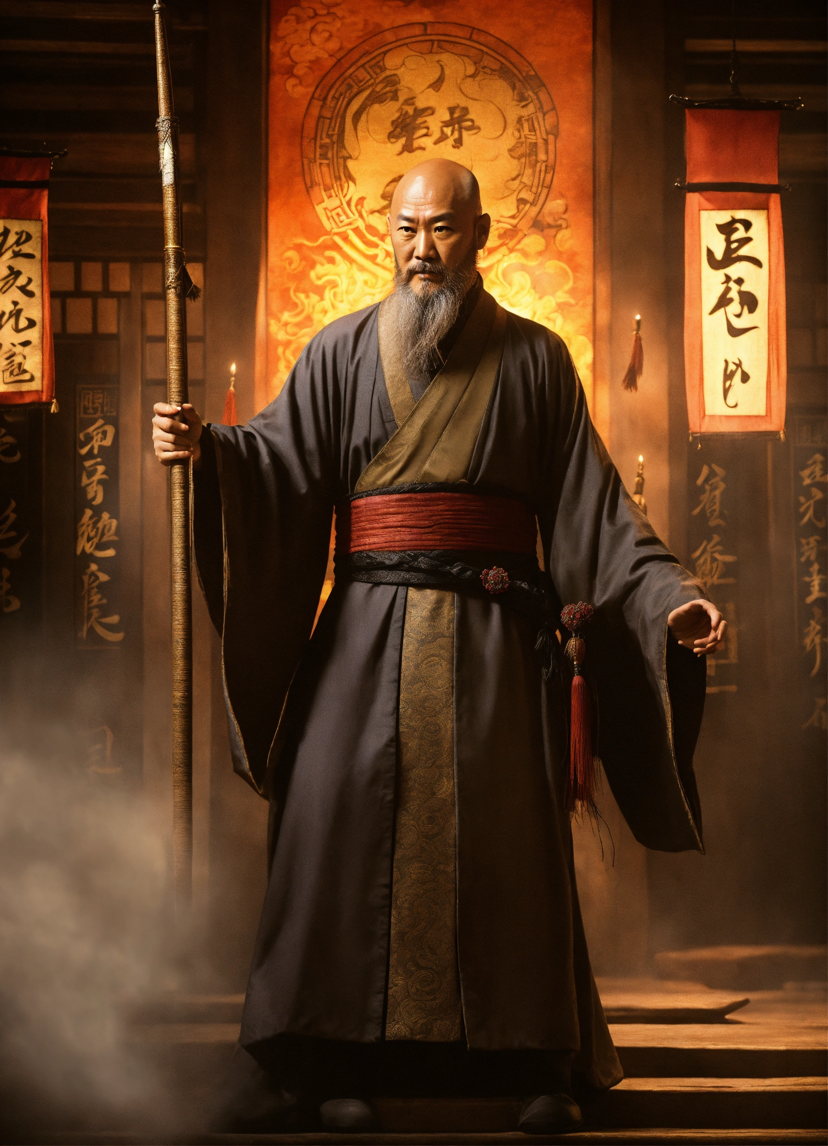 Lexica - An bald and long Chinese like beard and moustauchr Ken ...