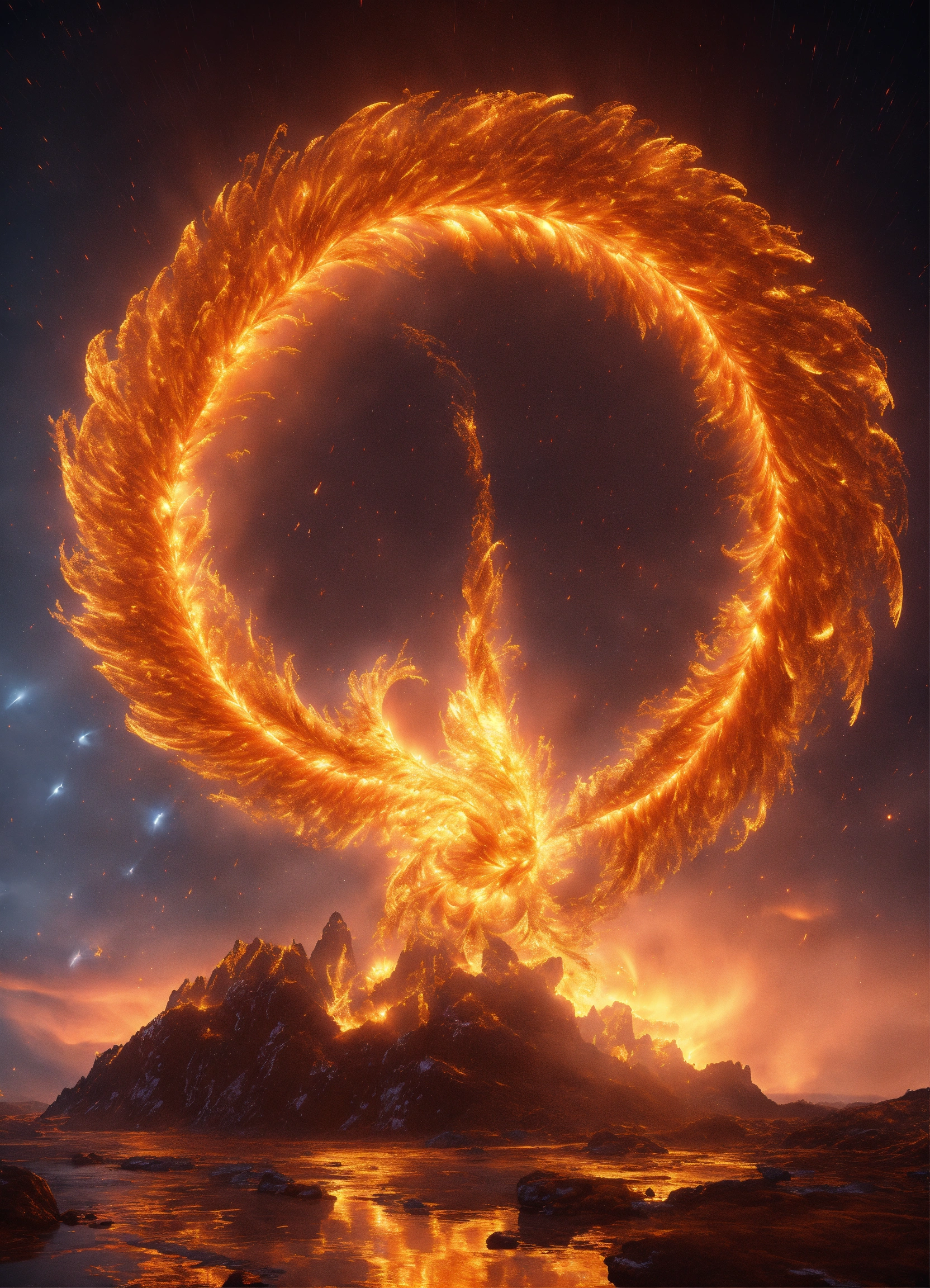 Lexica - 19. Solar Stormbird Its wings, portrayed in 8K Ultra 3D ...