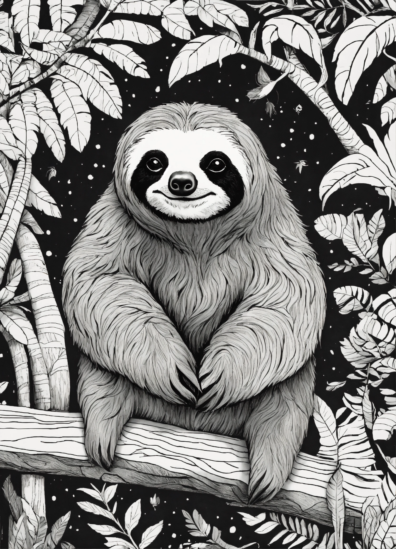 Lexica - Coloring pages, all solid black ink ink lines, minimalistic ...