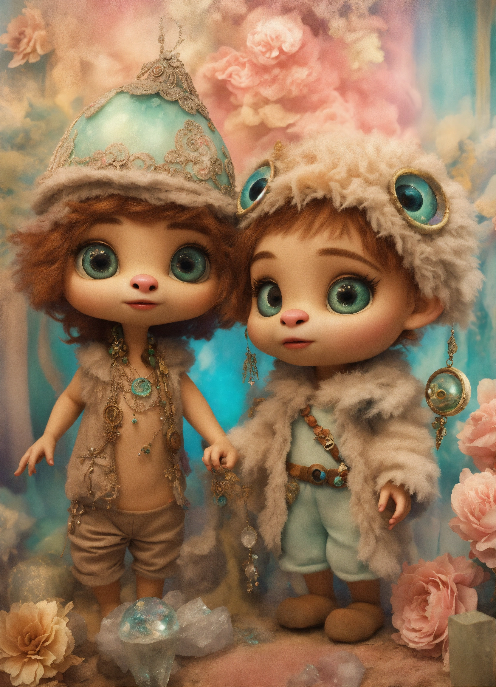 Lexica - Shabby chic dreamy mist pastel junk journals whimsical cute ...