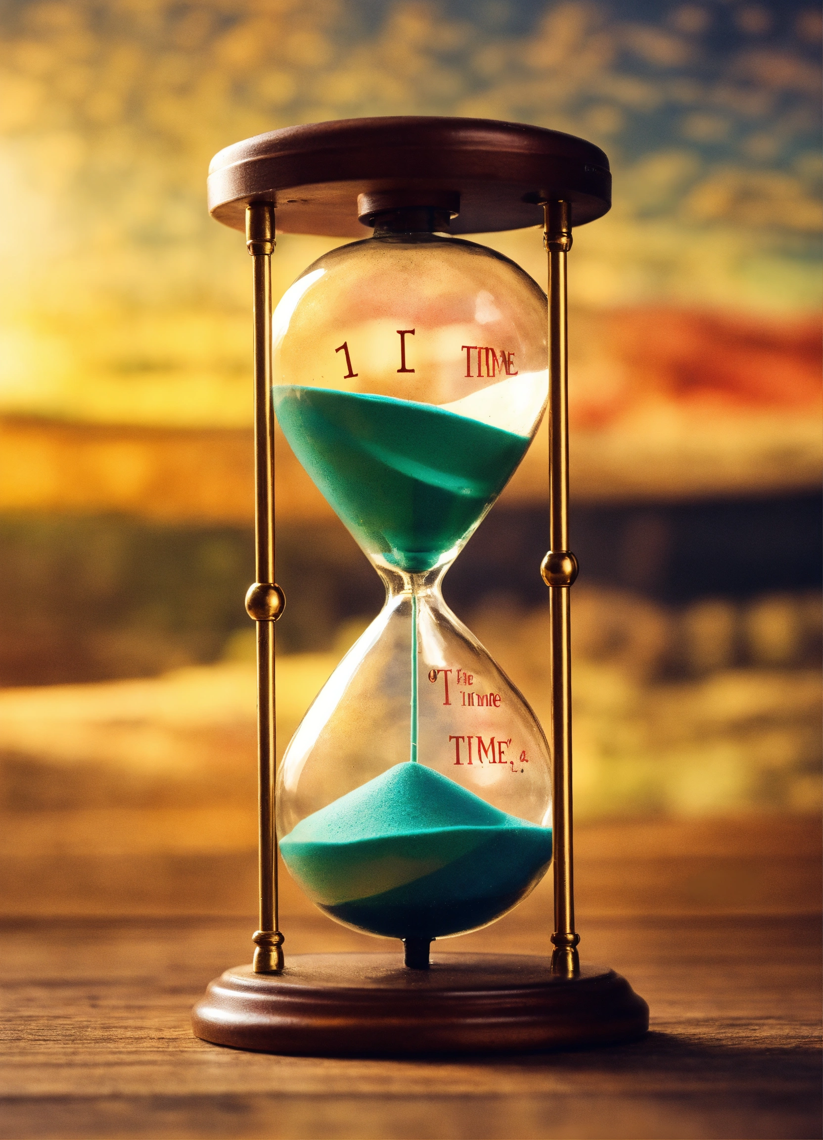 Lexica - A timer with the phrase highlighting the value of time.