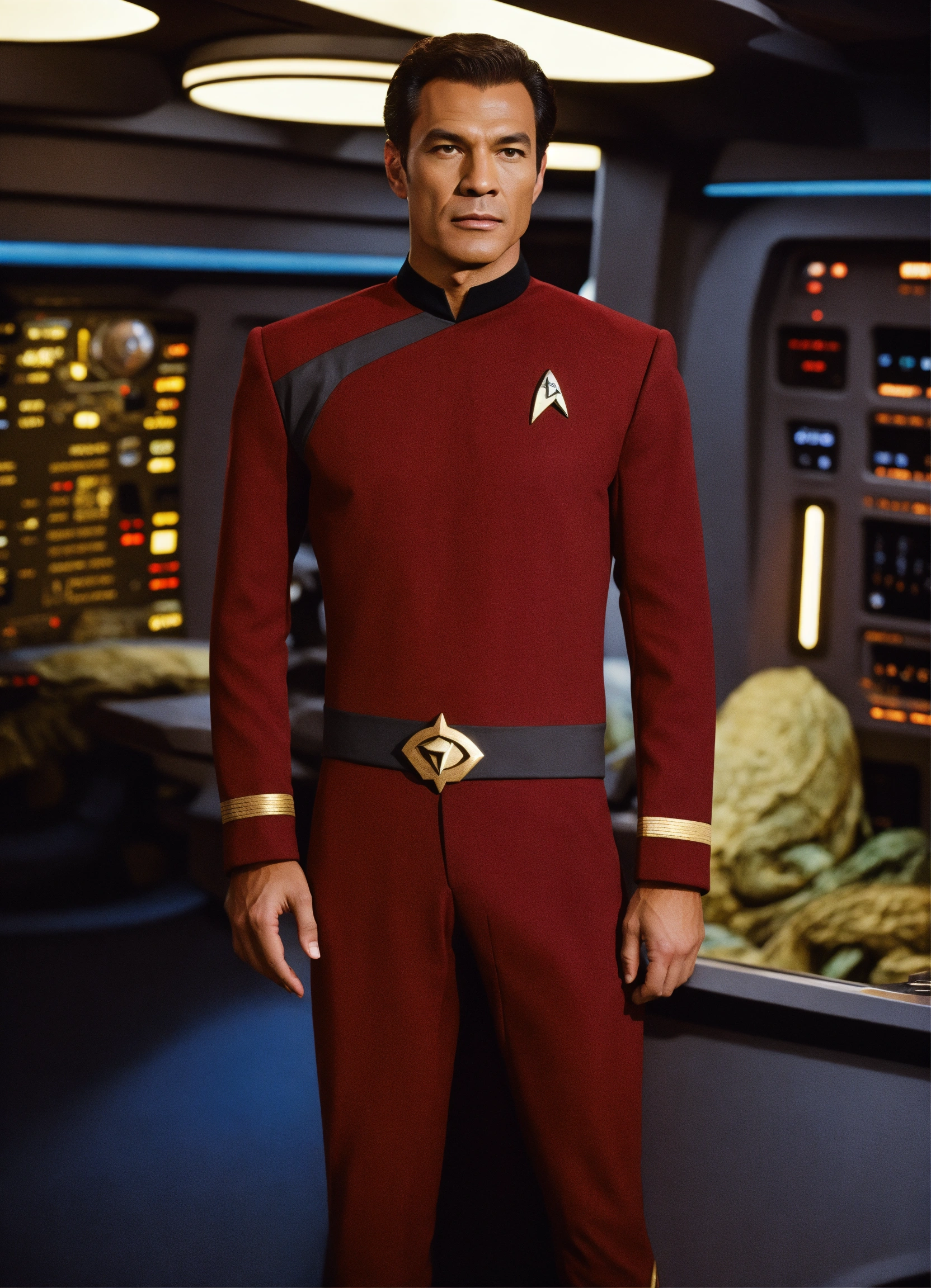 Lexica - Monster maroon star trek uniform
