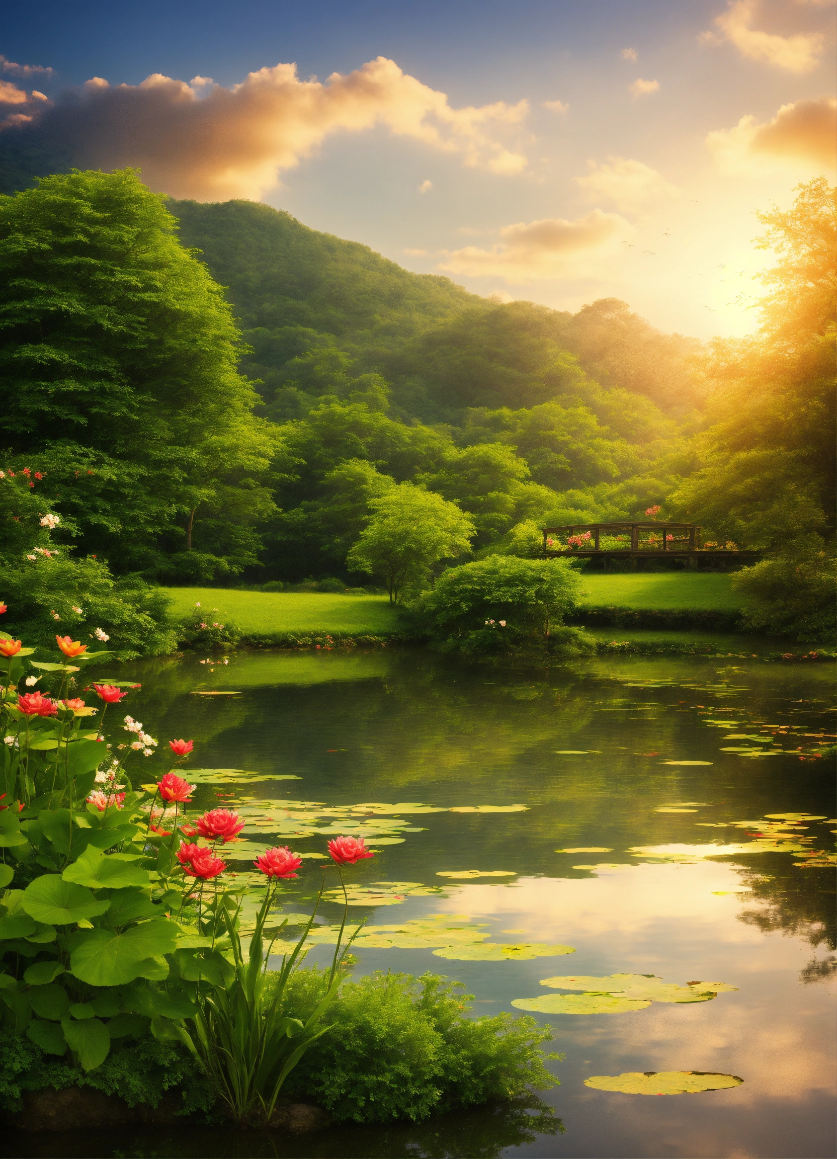 Lexica - Nature Background Use a nature-themed background, like a ...