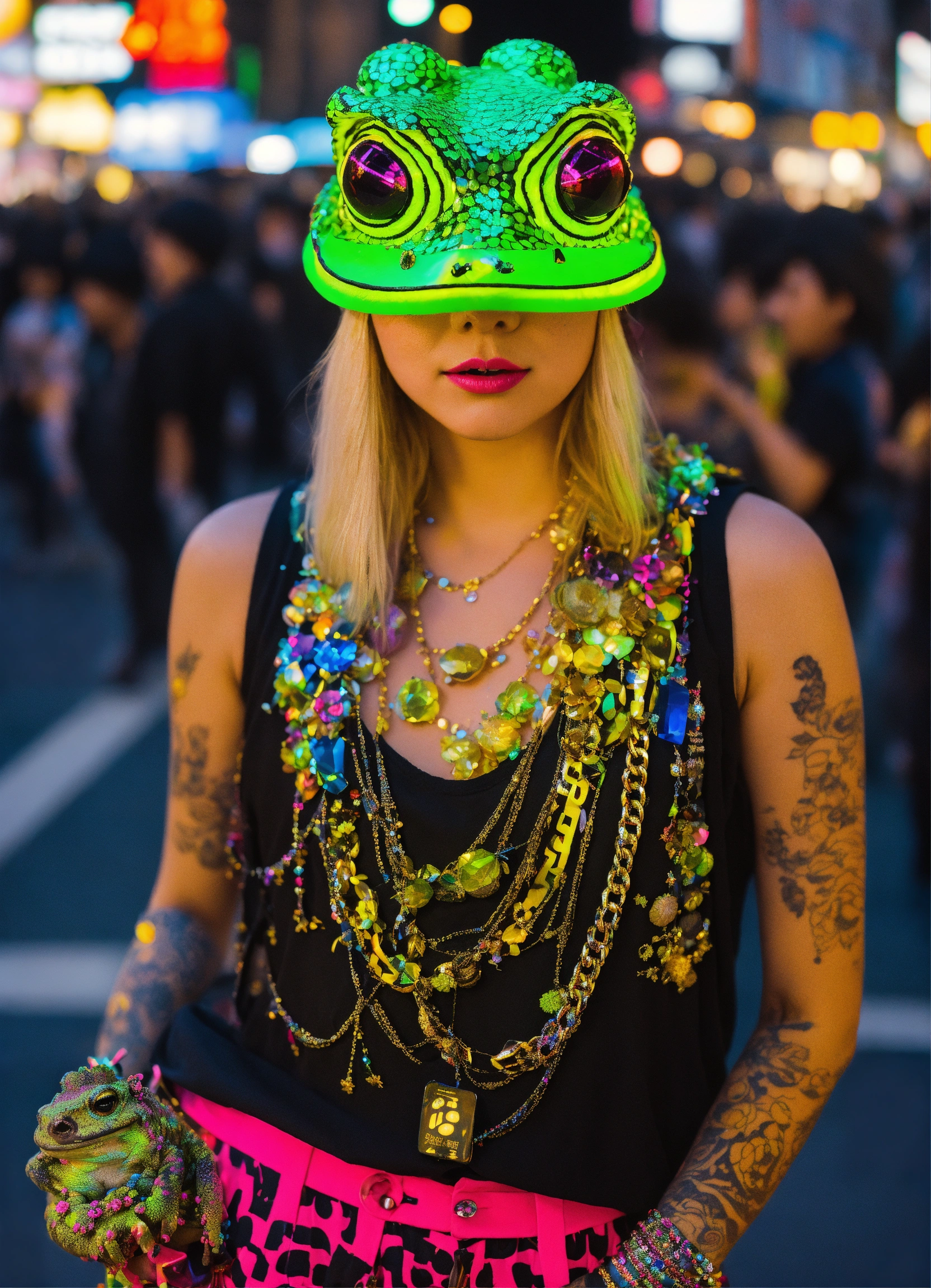 Lexica - Fashion Shoot at Shibuya Crossing of Colorado Festival Raver ...