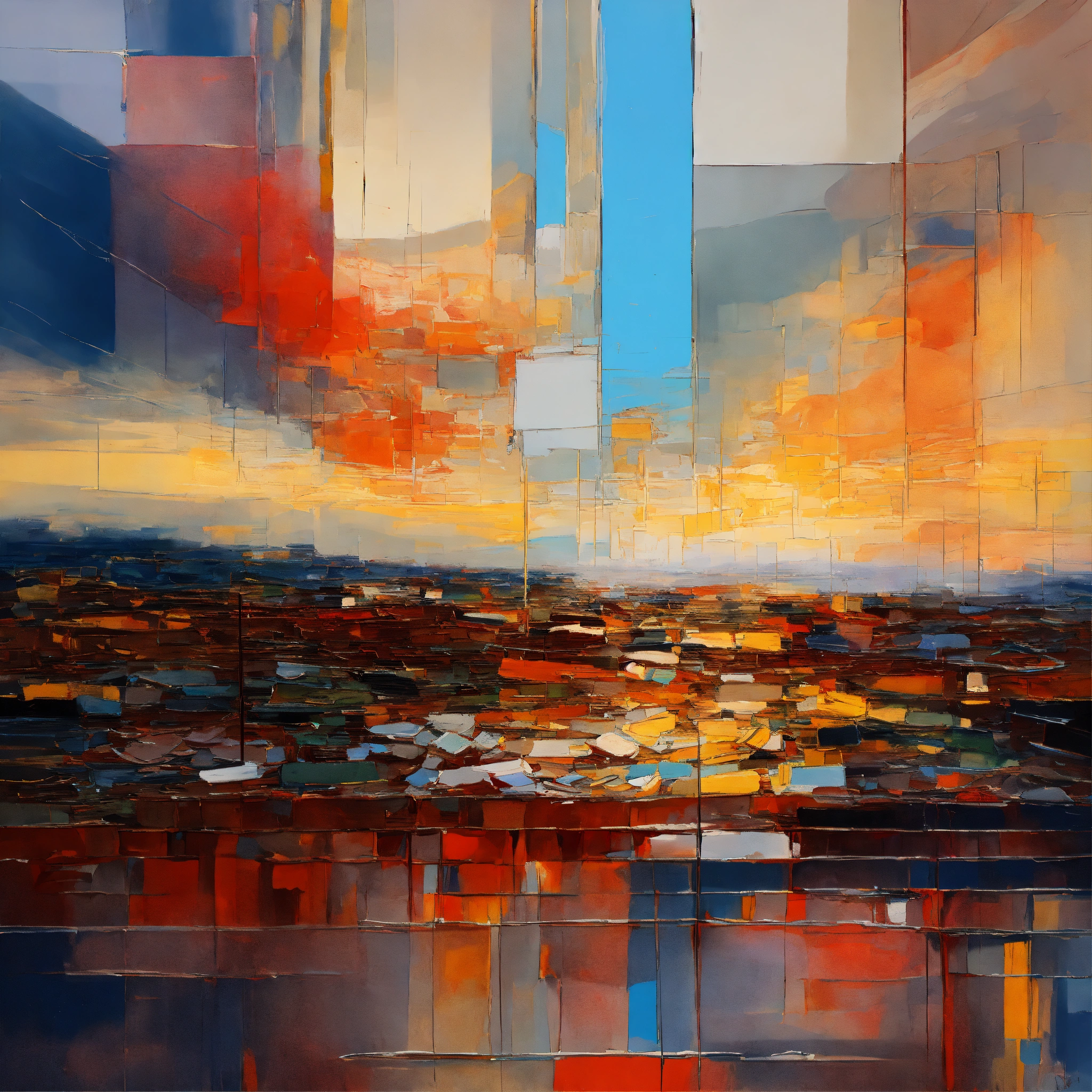 Lexica - Refyk Anadol style, recursive art, oil painting, recursive art ...