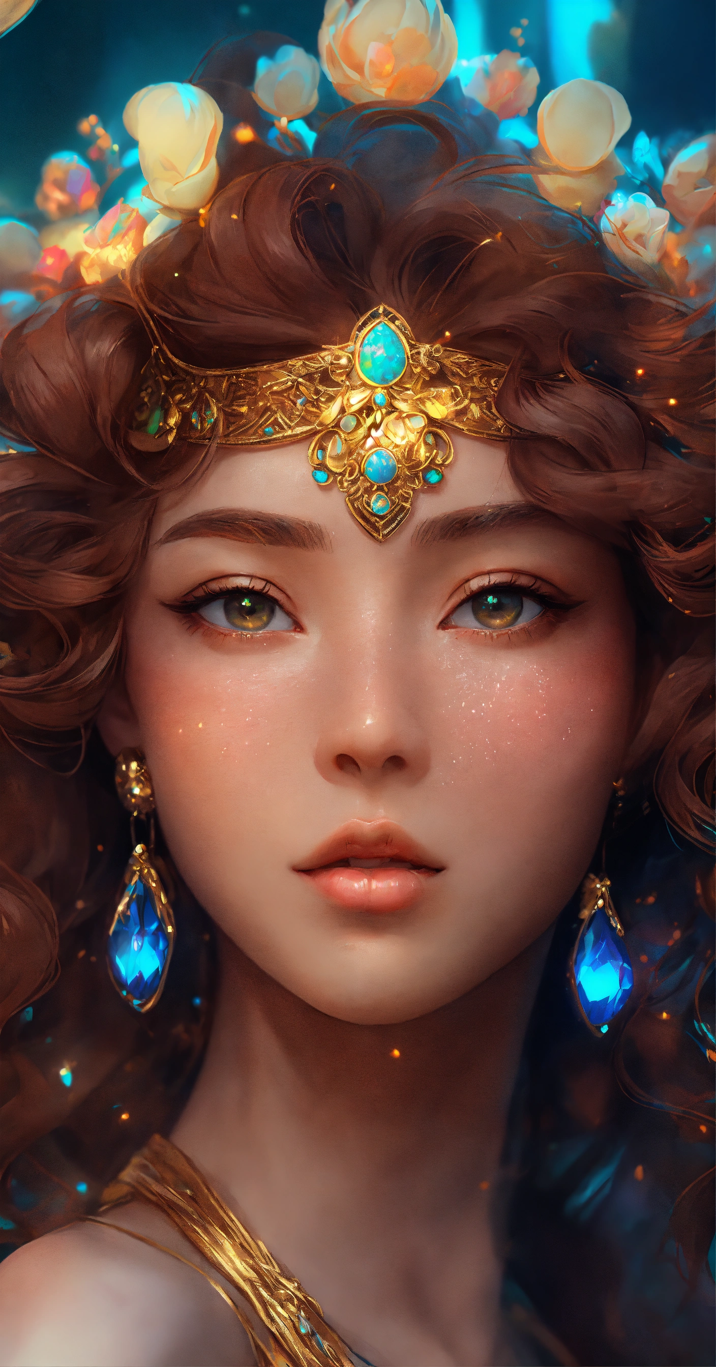 Lexica - Cute waifu, phantasmal mystical queen, pretty, royalty, Cute ...