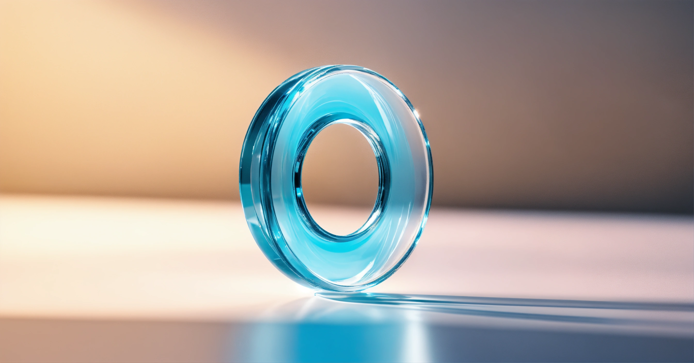Lexica - Glass circle turned at 170 , transparent, clear, white ...