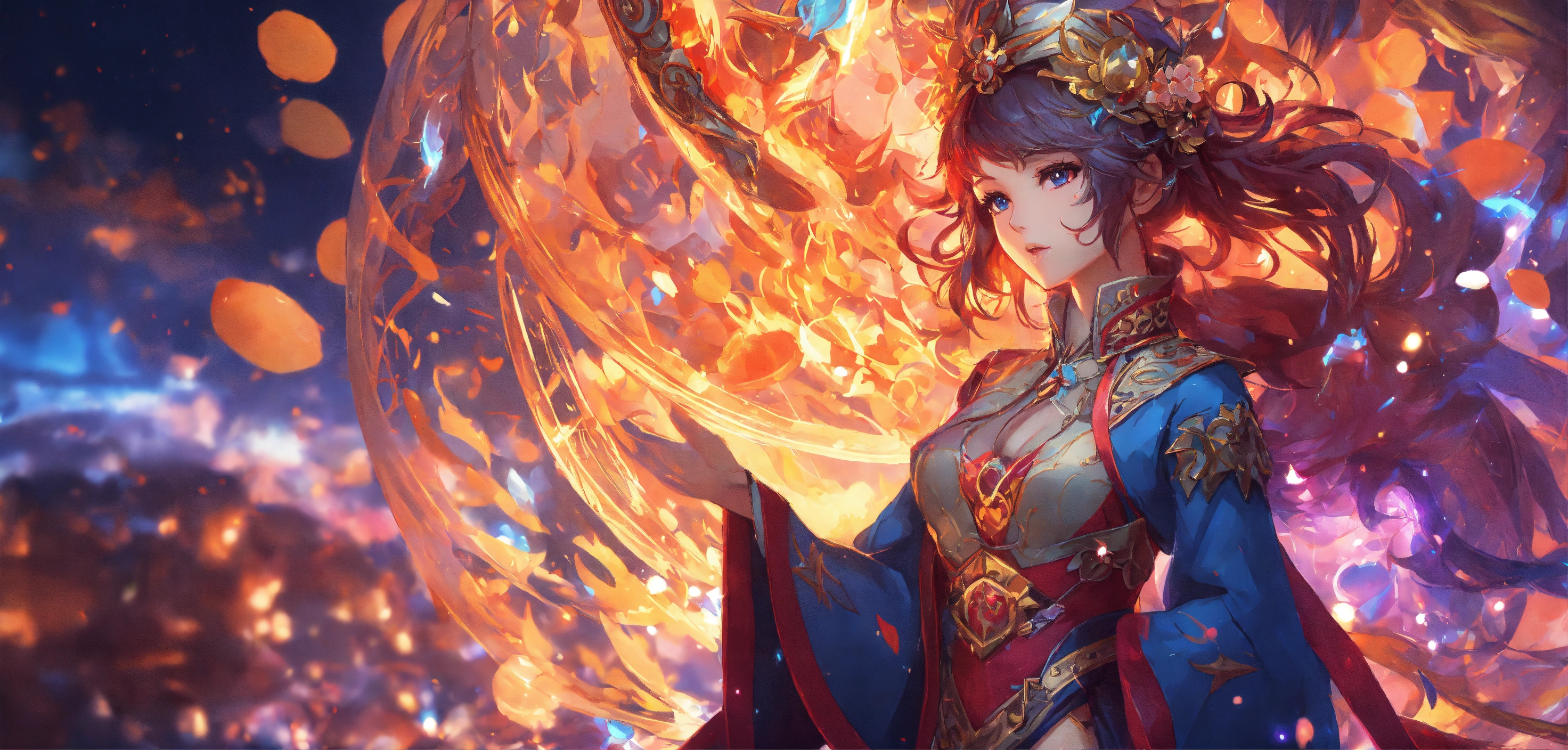 Lexica - Abstract style anime art of magic girl 8k, stunning intricate ...