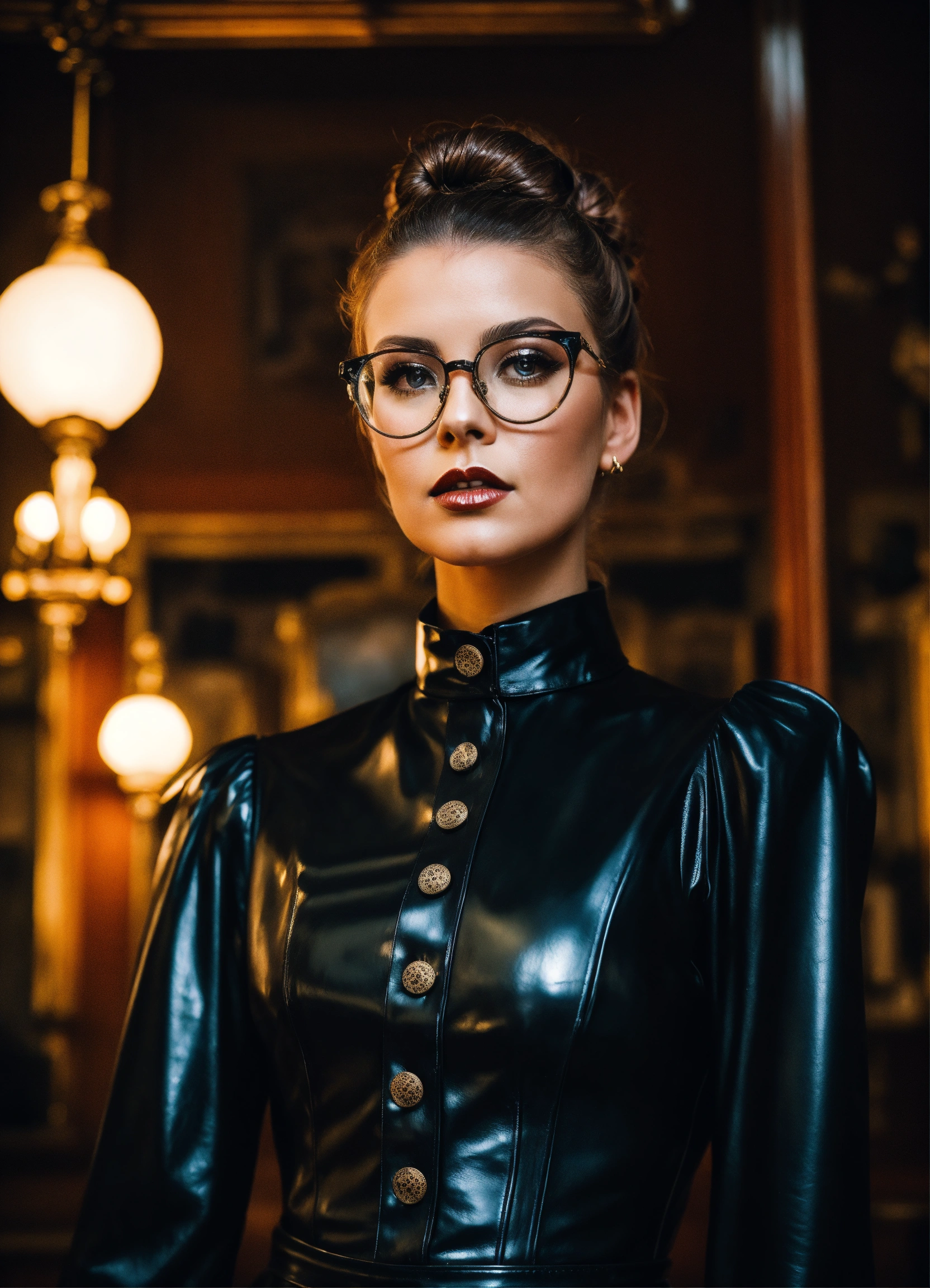 Lexica - Worm's eye view, stunning female german mistress model, strict ...