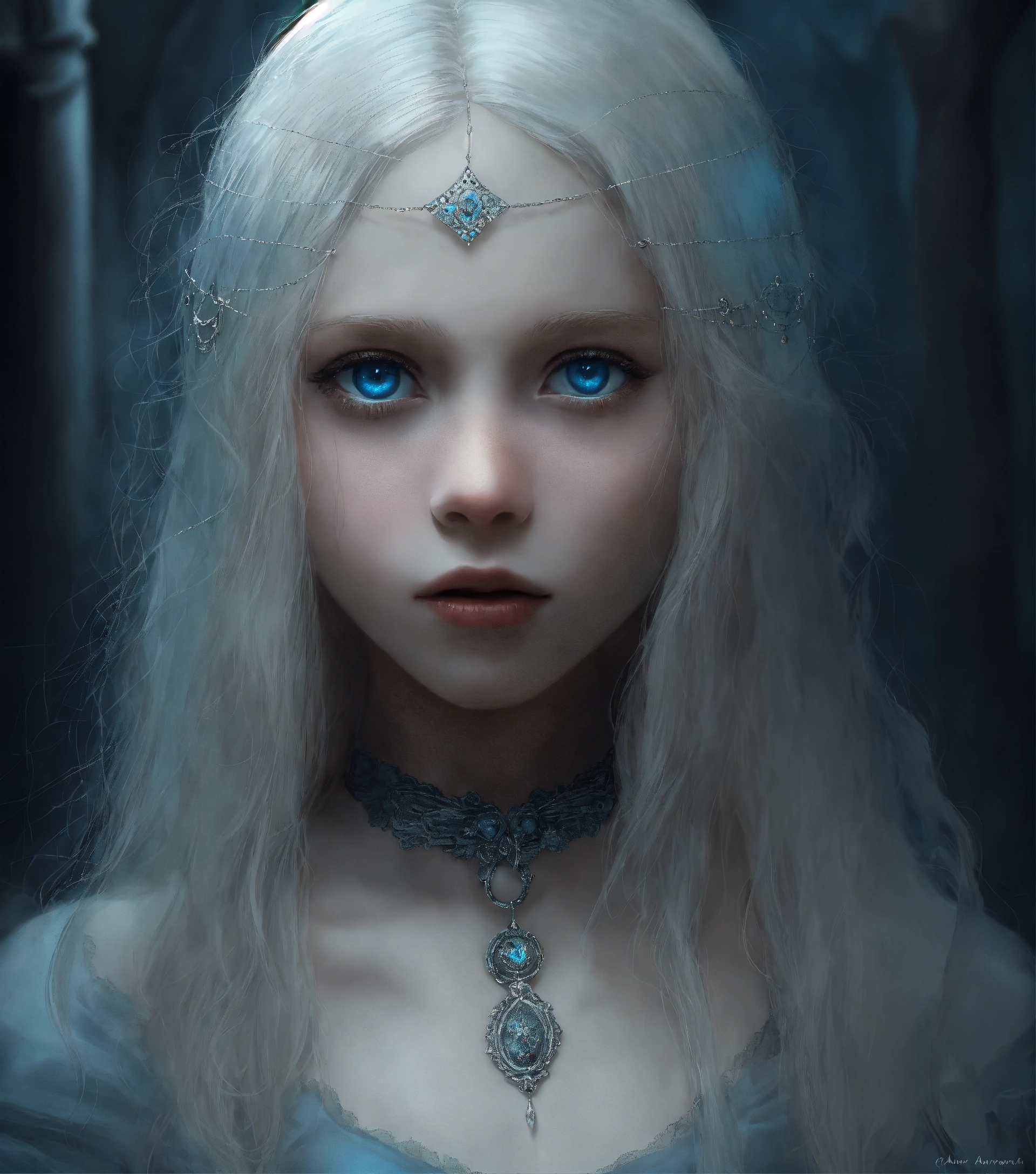 Lexica - Body portrait, deadly pale and extremely slim and emaciated ...