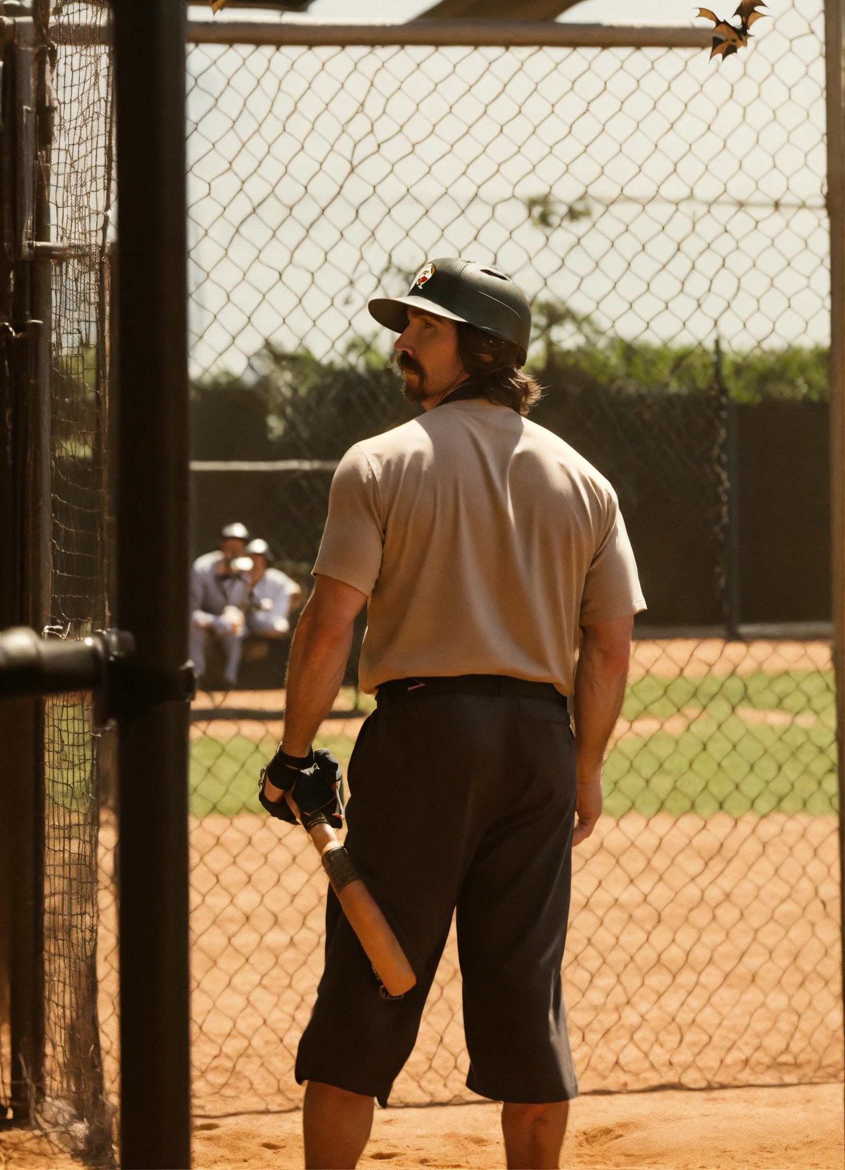 Lexica - Christian bale watches a bat