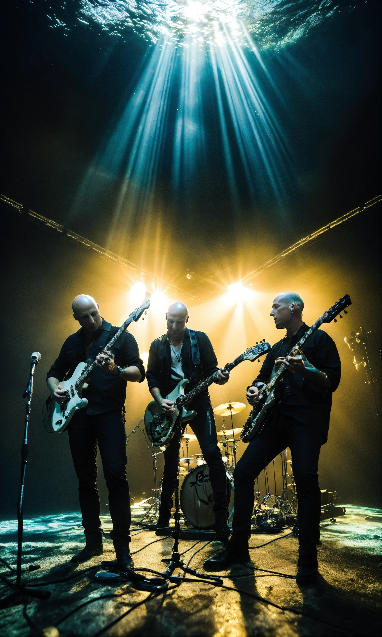 Lexica - Rock band, five members bald guitarist, bald guitarist, bald ...