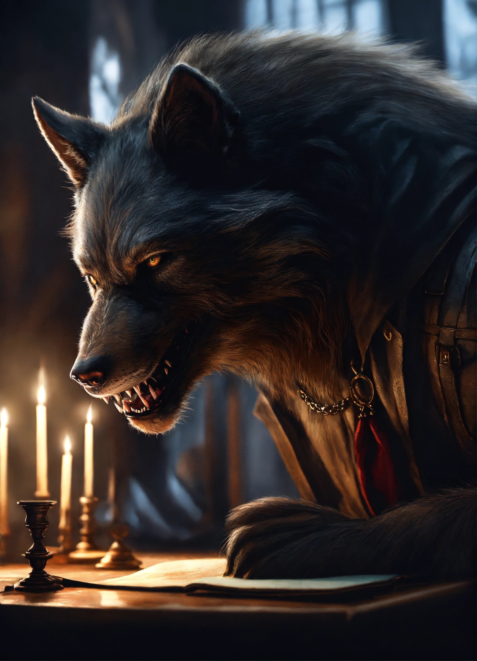 Lexica - Werewolf academy, mystic, dark fantasy, realistic photo, high ...