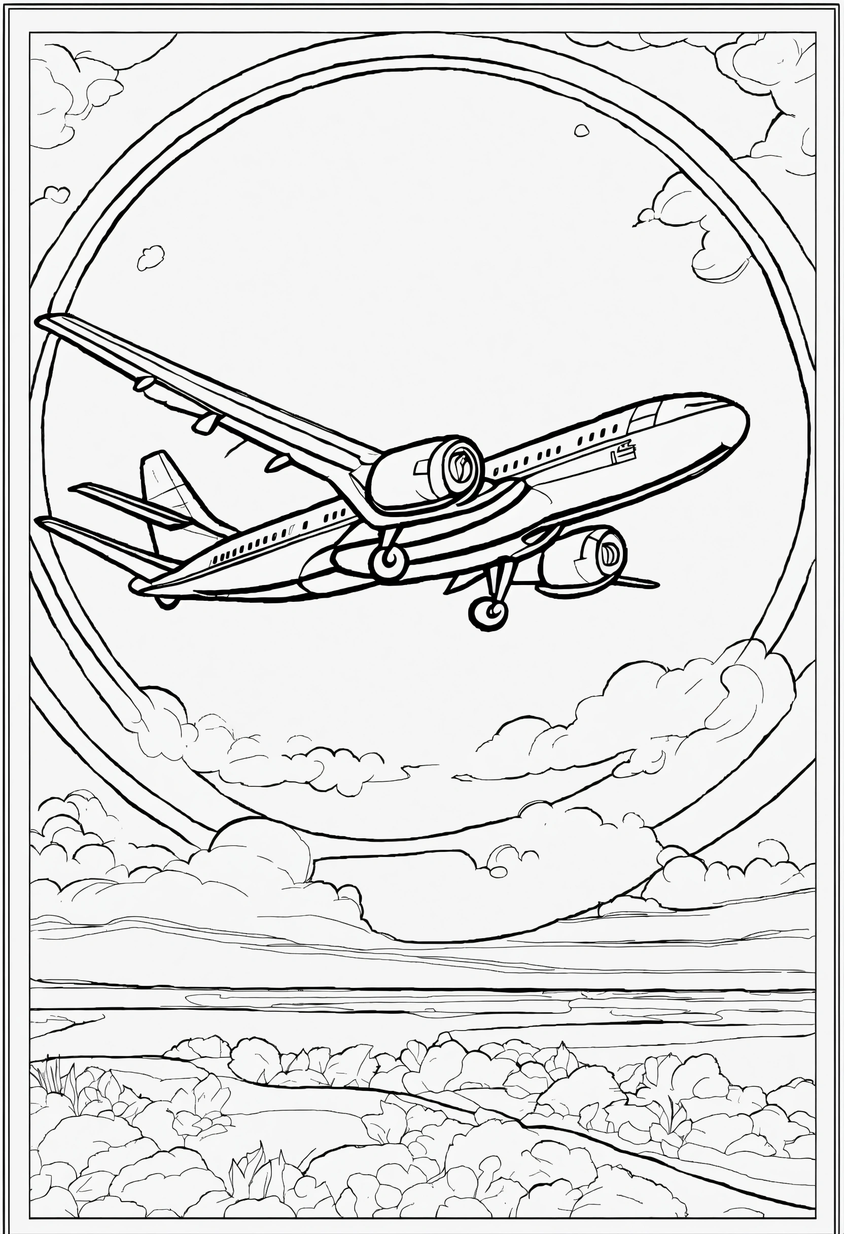 Lexica - Coloring book for pre-K kids, simple lines drawings, no lines ...