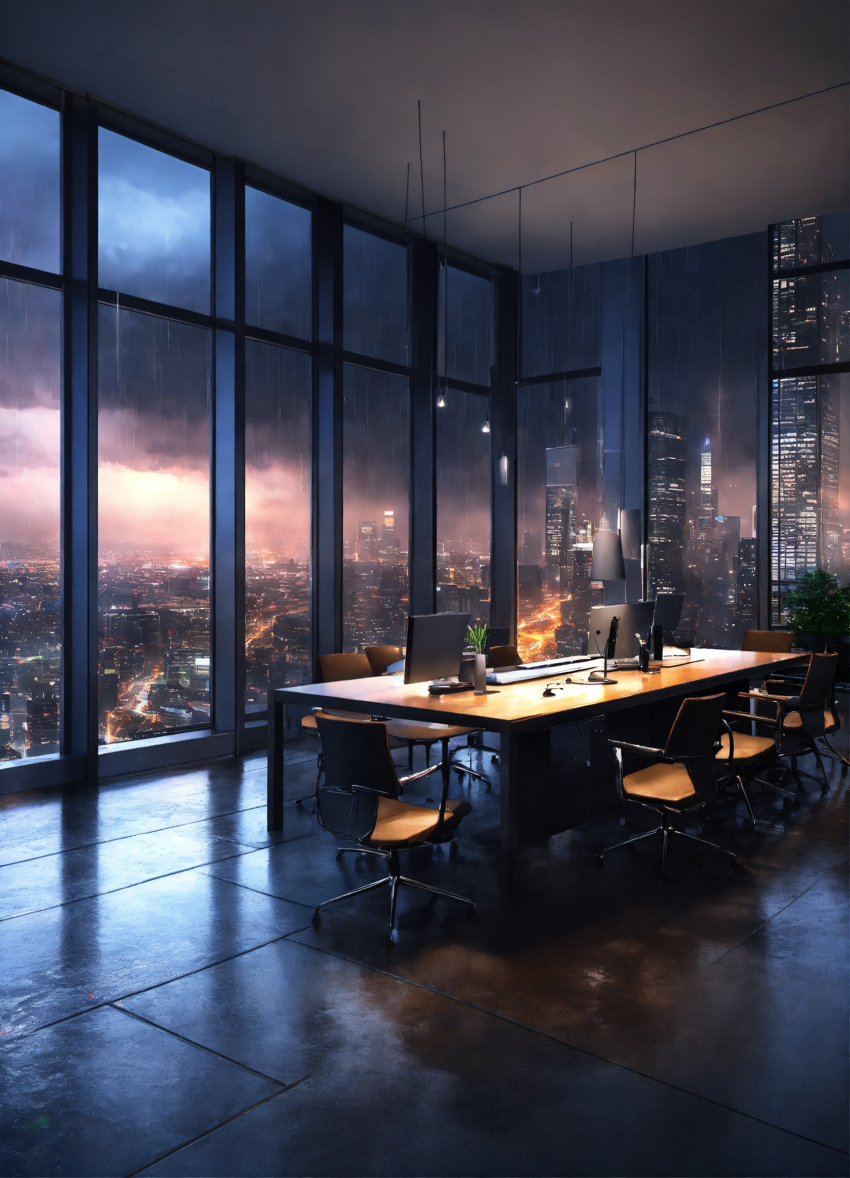 Lexica - Interior architectural rendering 8k, beautiful interior office ...