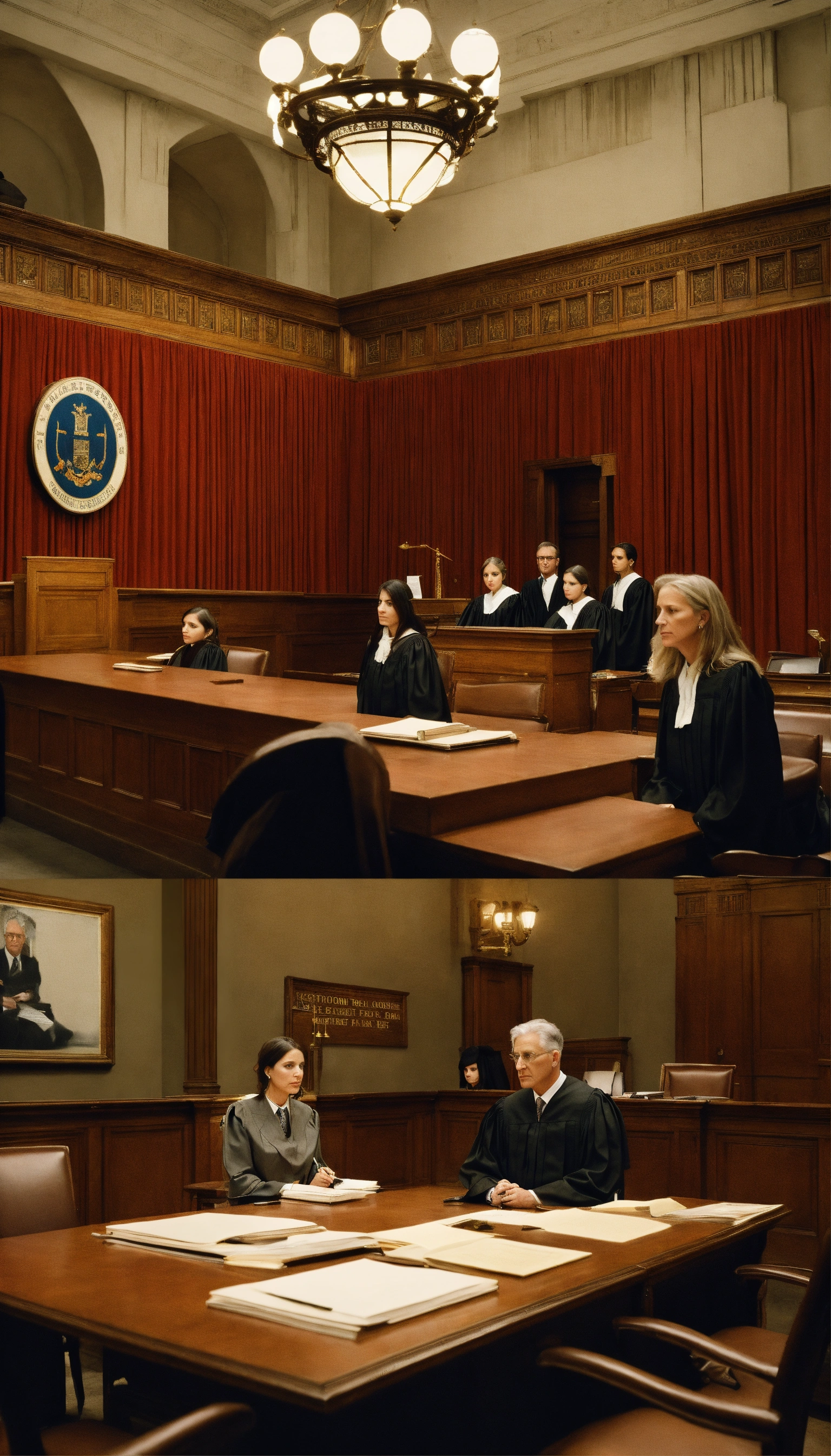 Lexica - Create an image photoshoot by annie leibovitz The court, with ...