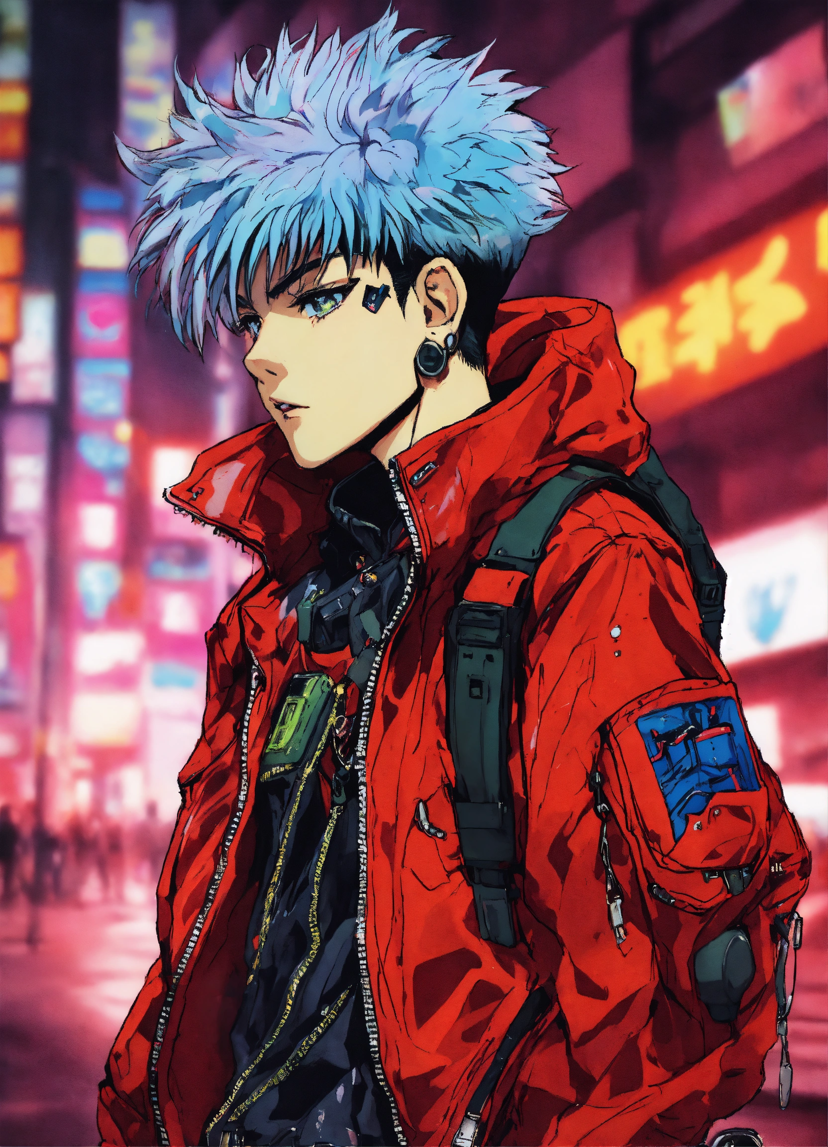Lexica - Fashion Shoot of anime cyber punk Akira Toad in a Akira Anime ...