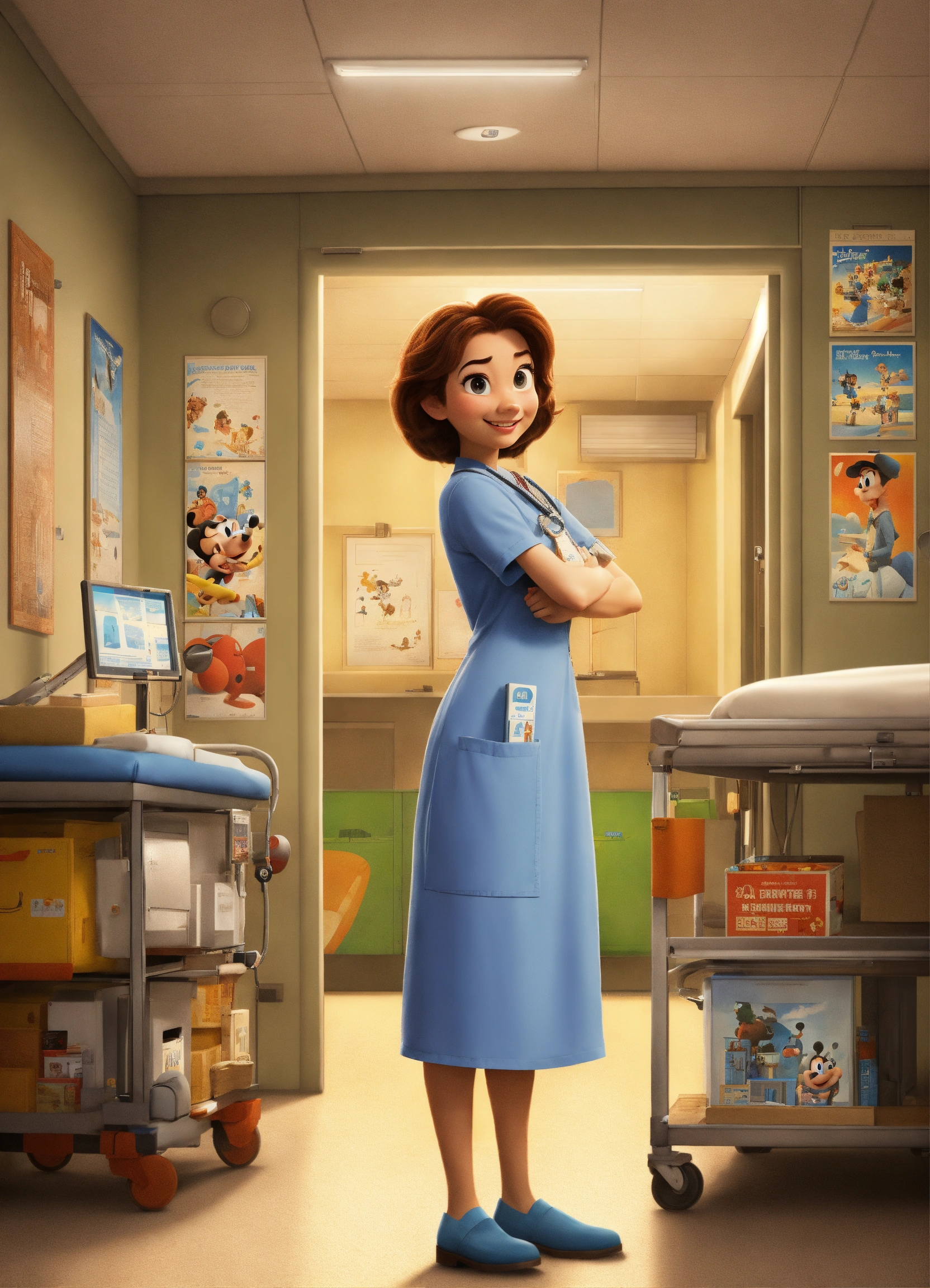 Lexica - Poster Hospital Disney Style, Pixar Style