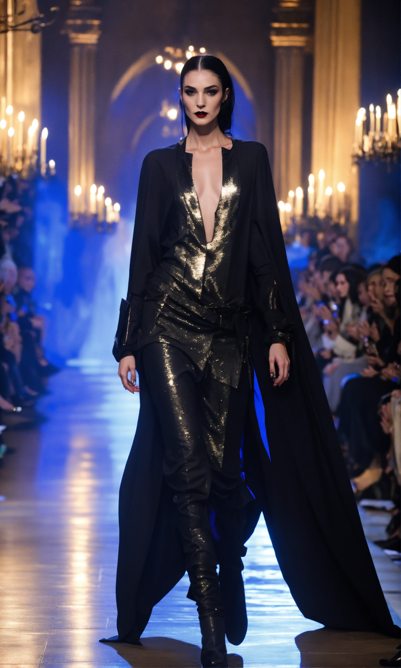 Lexica - Lothlorien androgynous royal vampire walking runway during ...