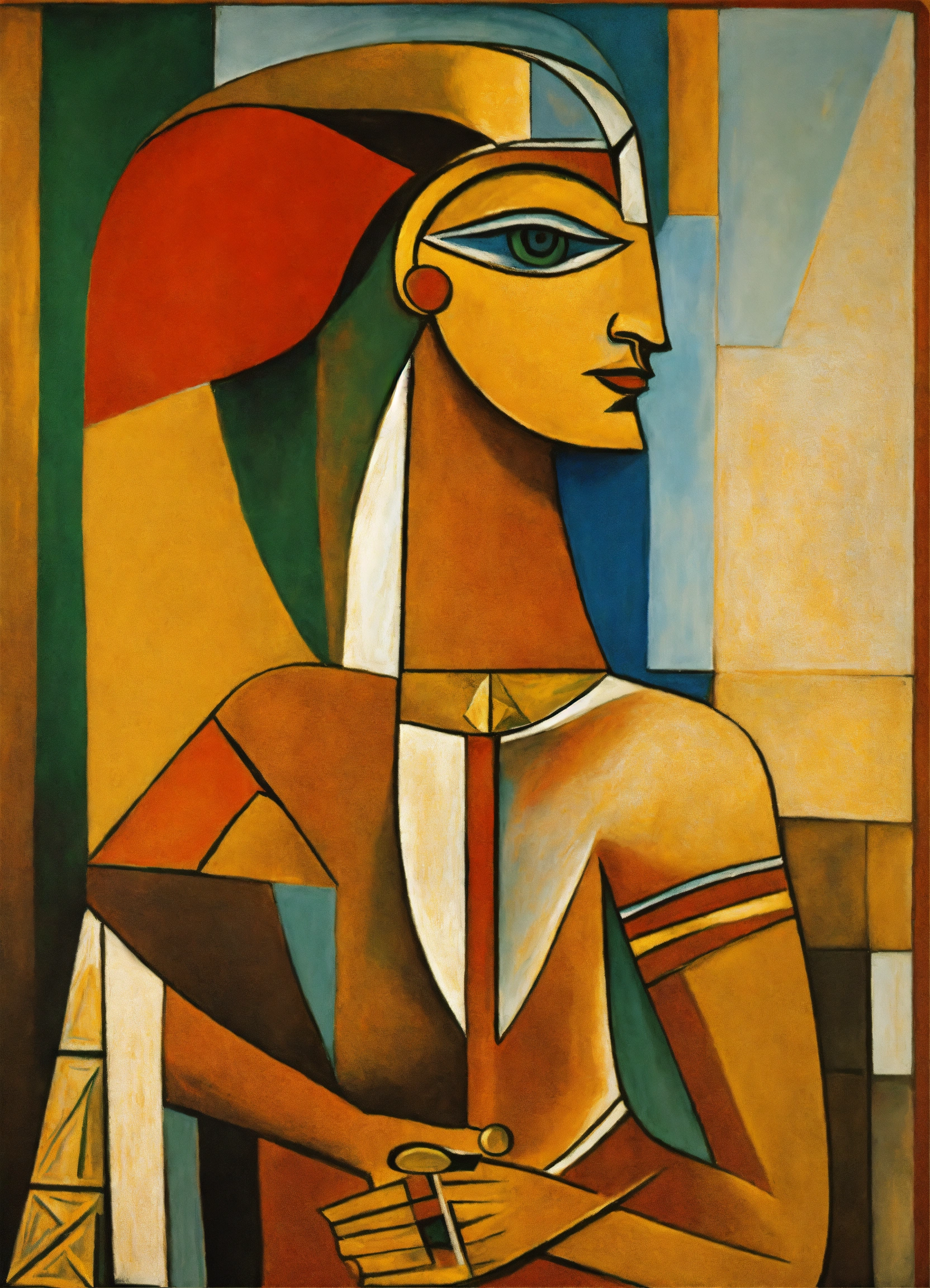 Lexica - Abstract Pablo Picasso painting Sphinx from Greek mythology