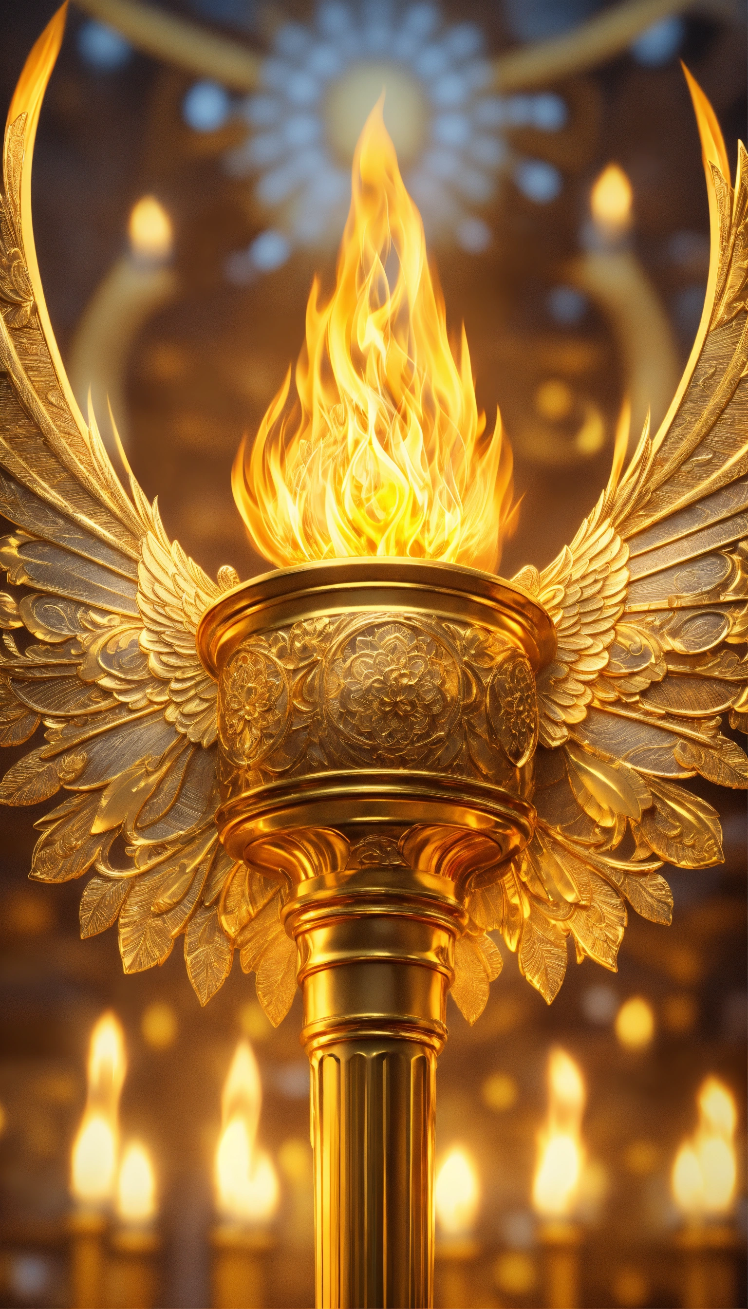 Lexica - Powerful, detailed torch, digital illustration, real, 3D ...