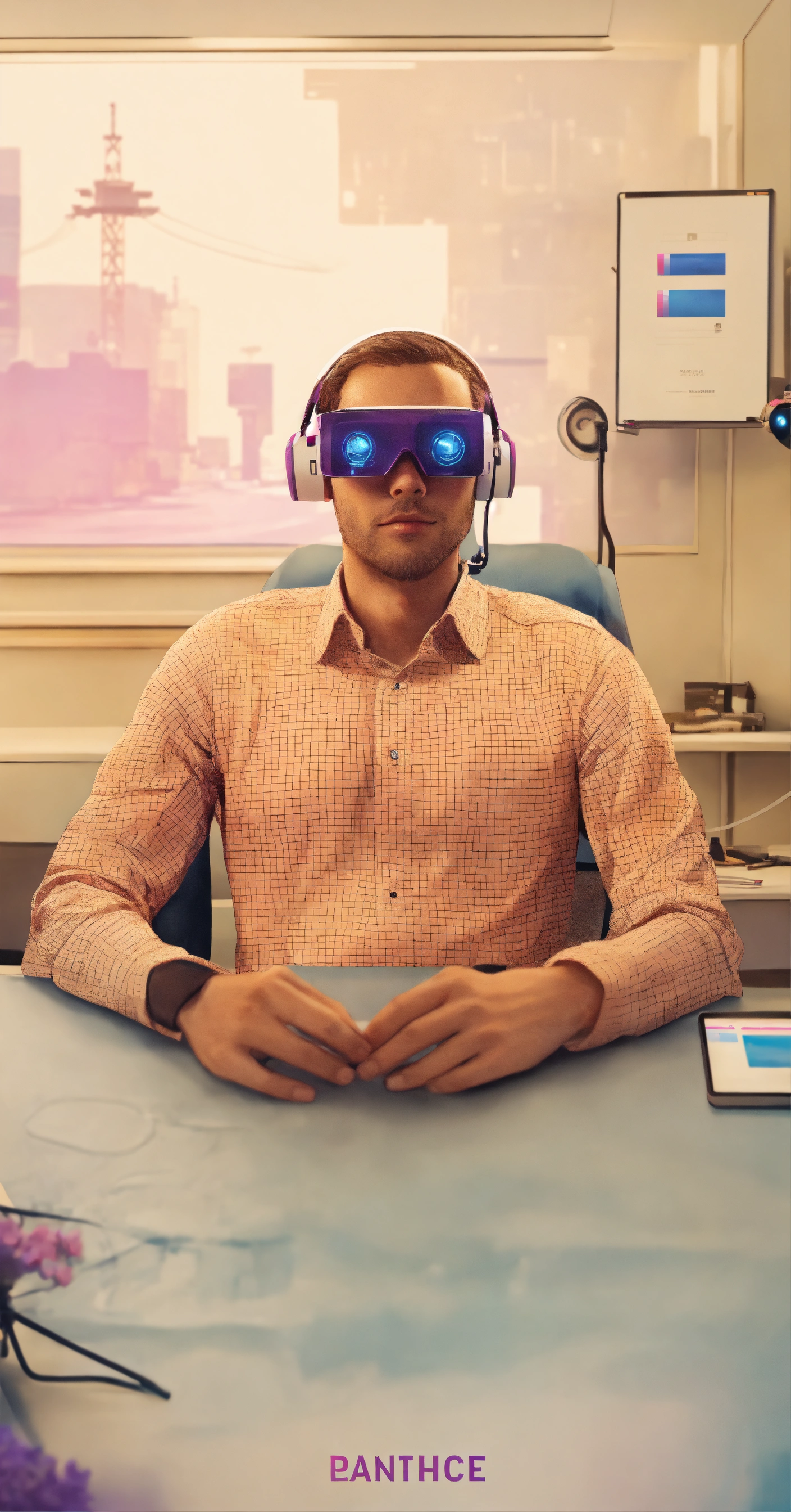 Lexica - Transform the given face into a half-human, half-ai hybrid ...