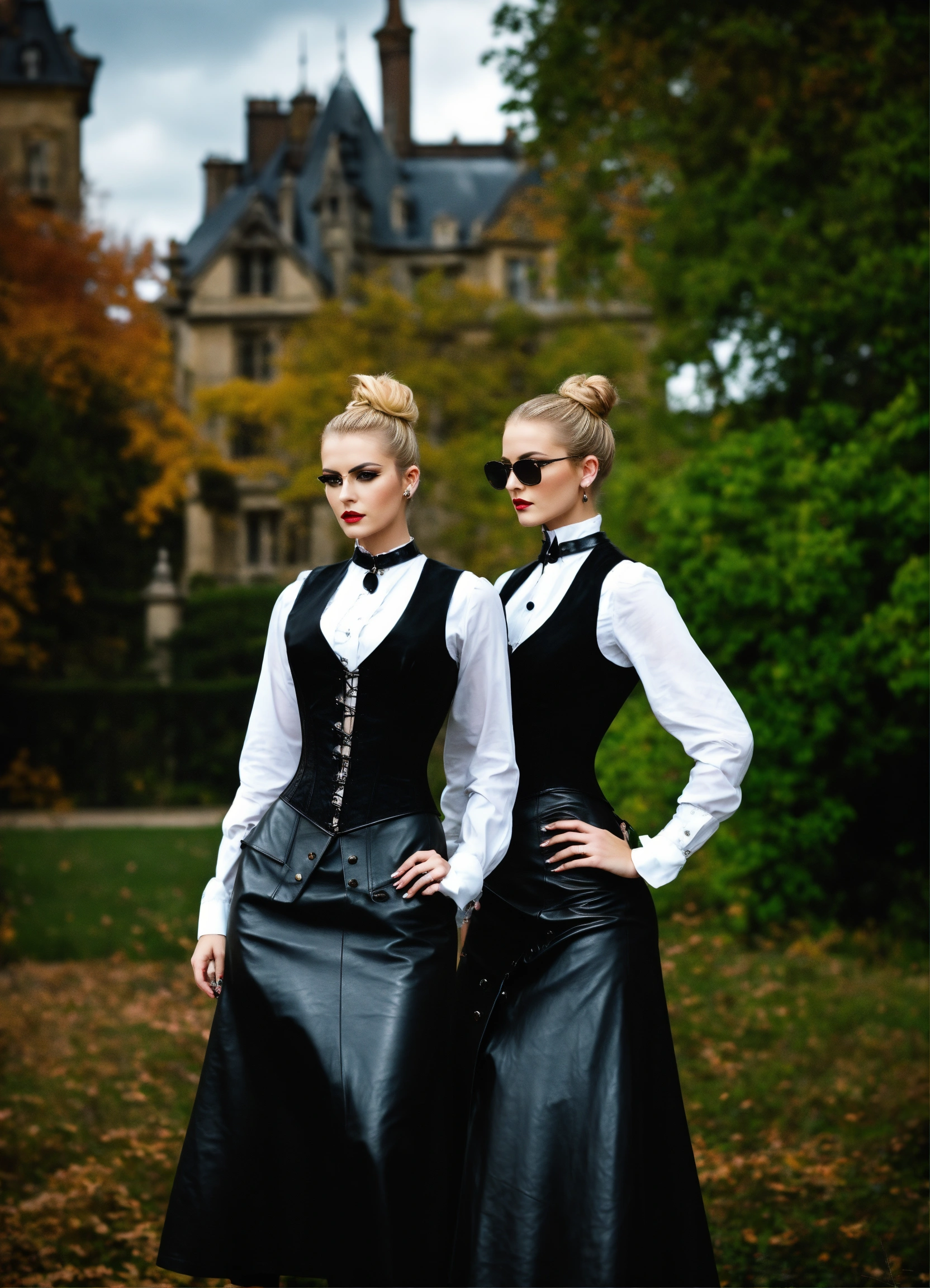 Lexica - Two stunning strict arrogant looking french seductress women ...