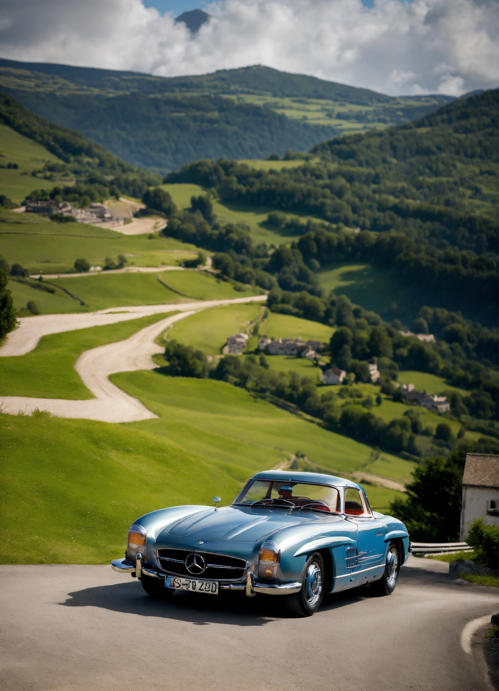 Lexica - Générez des images de la légendaire Mercedes-Benz 300 SL avec ...