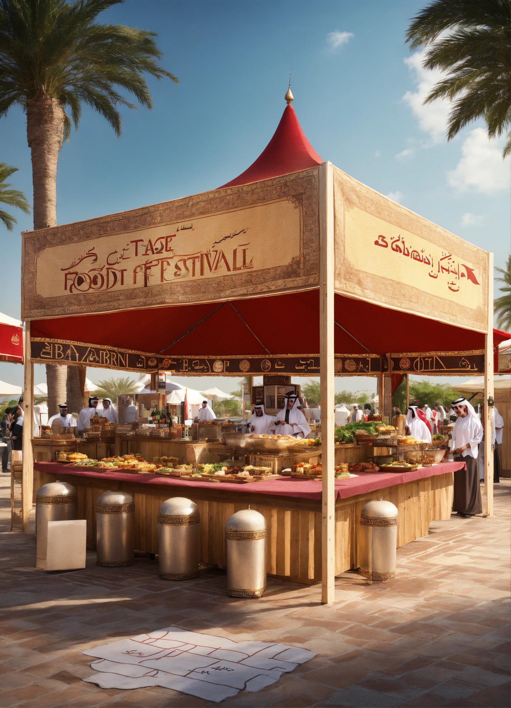 Lexica - "Visualize the 'Taste of Bahrain' food festival small Food ...