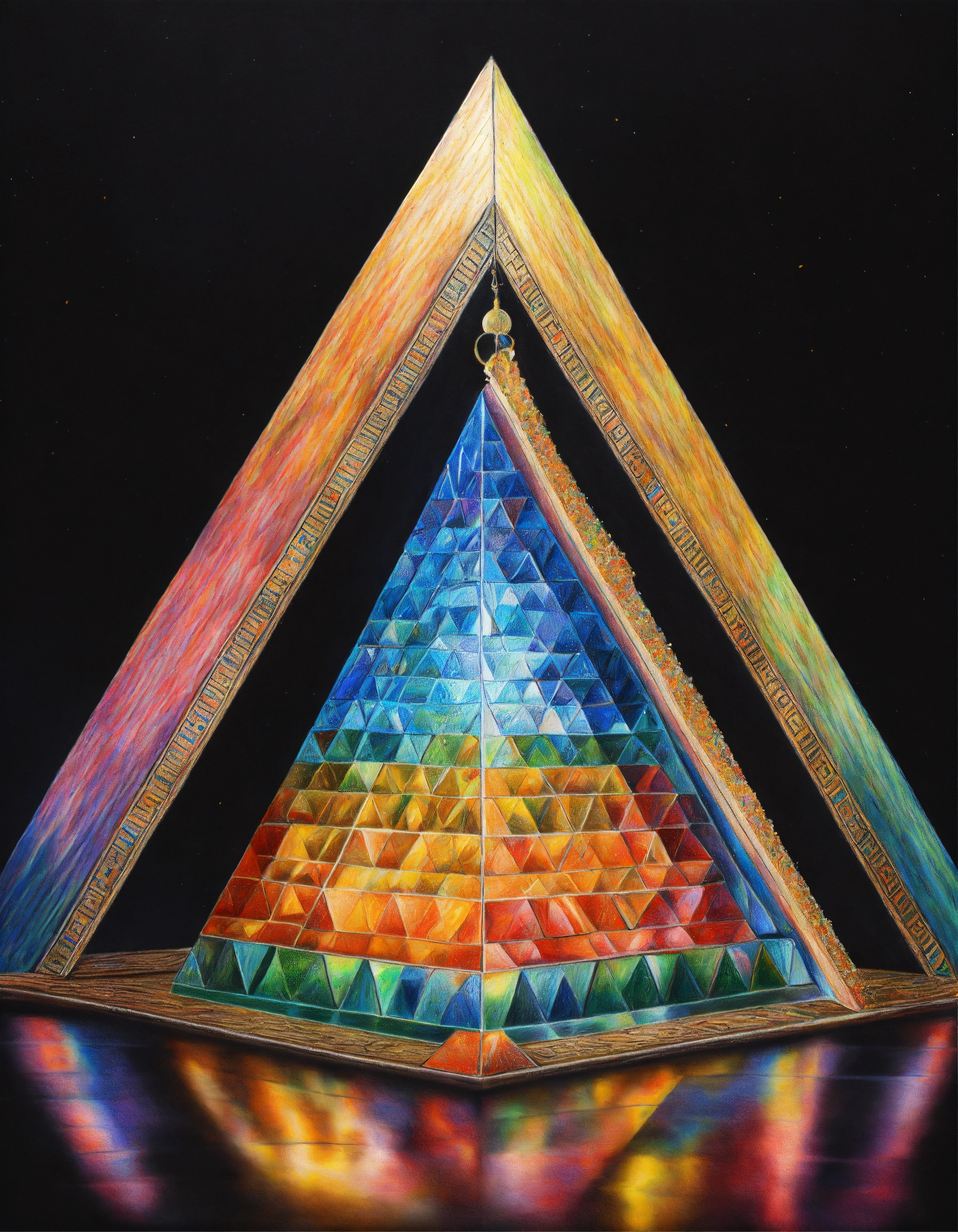 Lexica - Realistic colored pencil drawing full portrait of a ...