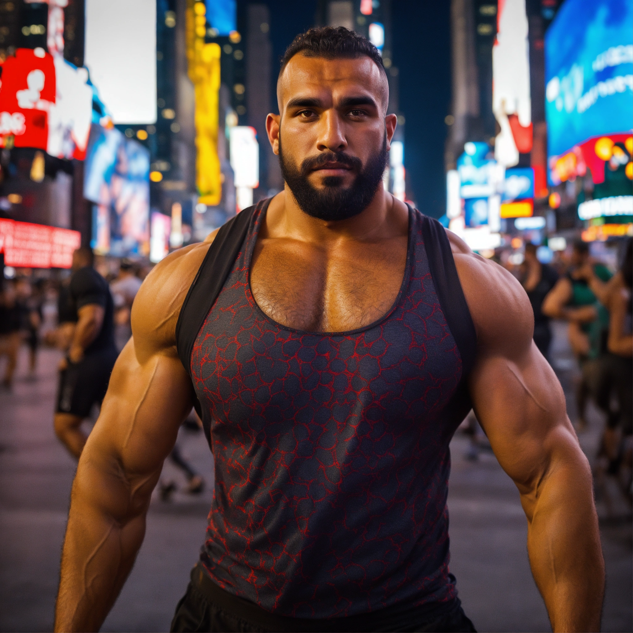 Lexica - 30-year-old hairy Algerian man with big muscles, big ...