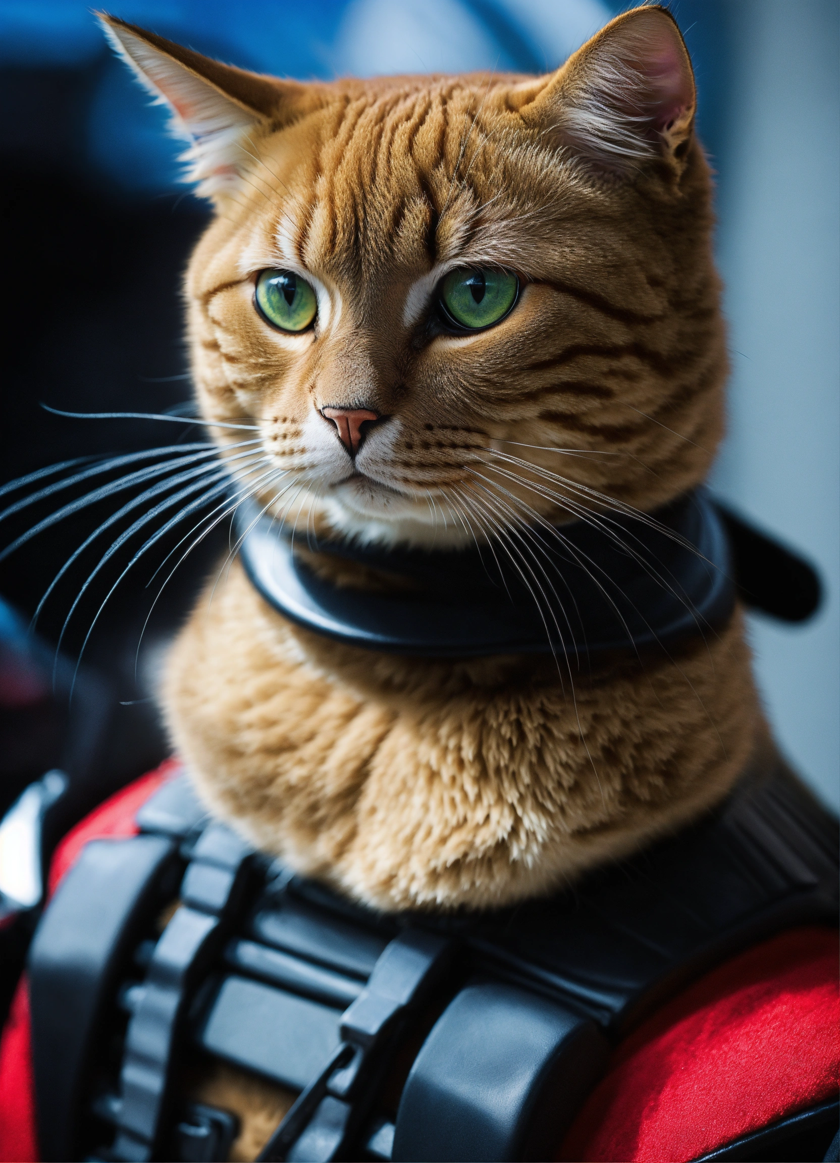Lexica - Knight Rider cats, cosplay