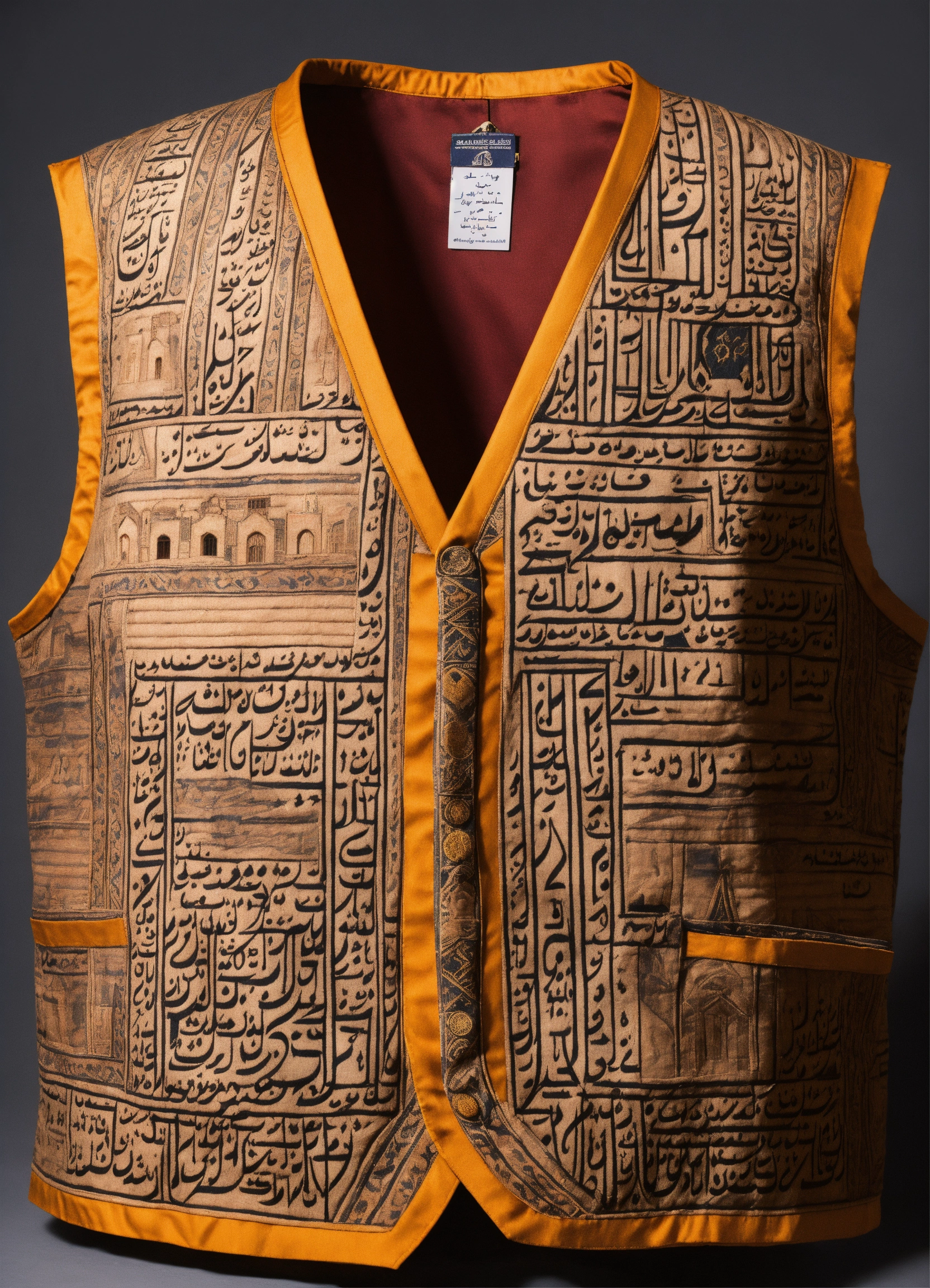 Lexica - A special design for the tour guide a waistcoat with a pocket ...