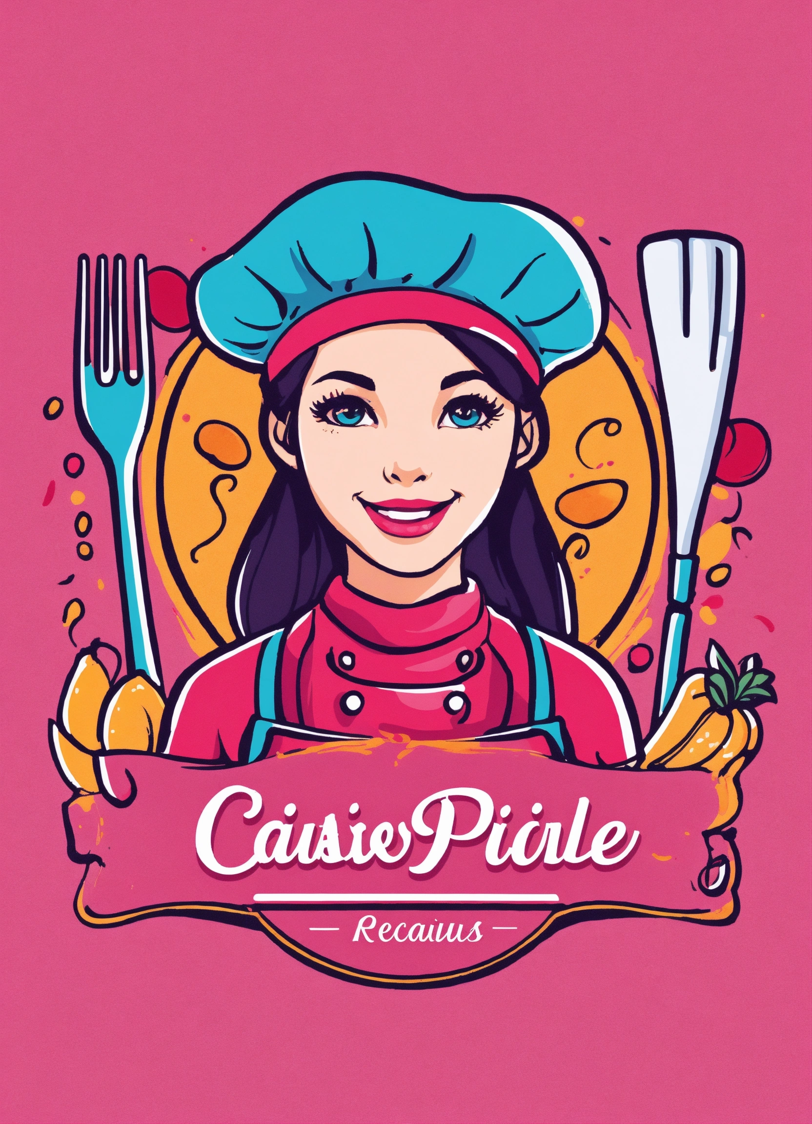 Lexica - Logo pour une marque de recette de cuisine viral pour les ...
