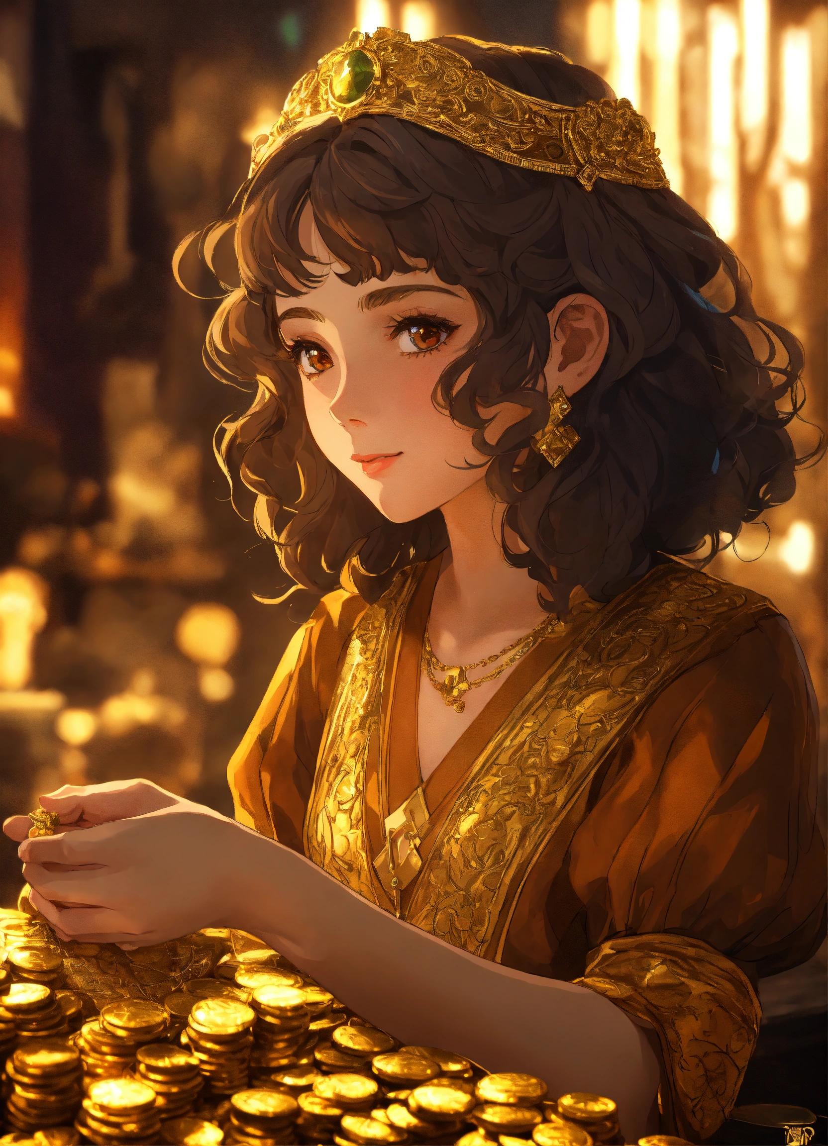 Lexica - Anime art of a Jewish girl, young girl, beautiful, detailed ...