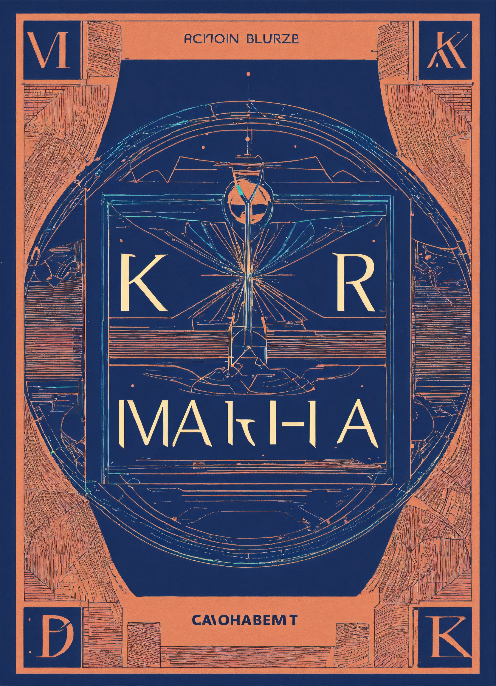 Lexica - Graphic cover, company name in the middle, colours are dark blue,