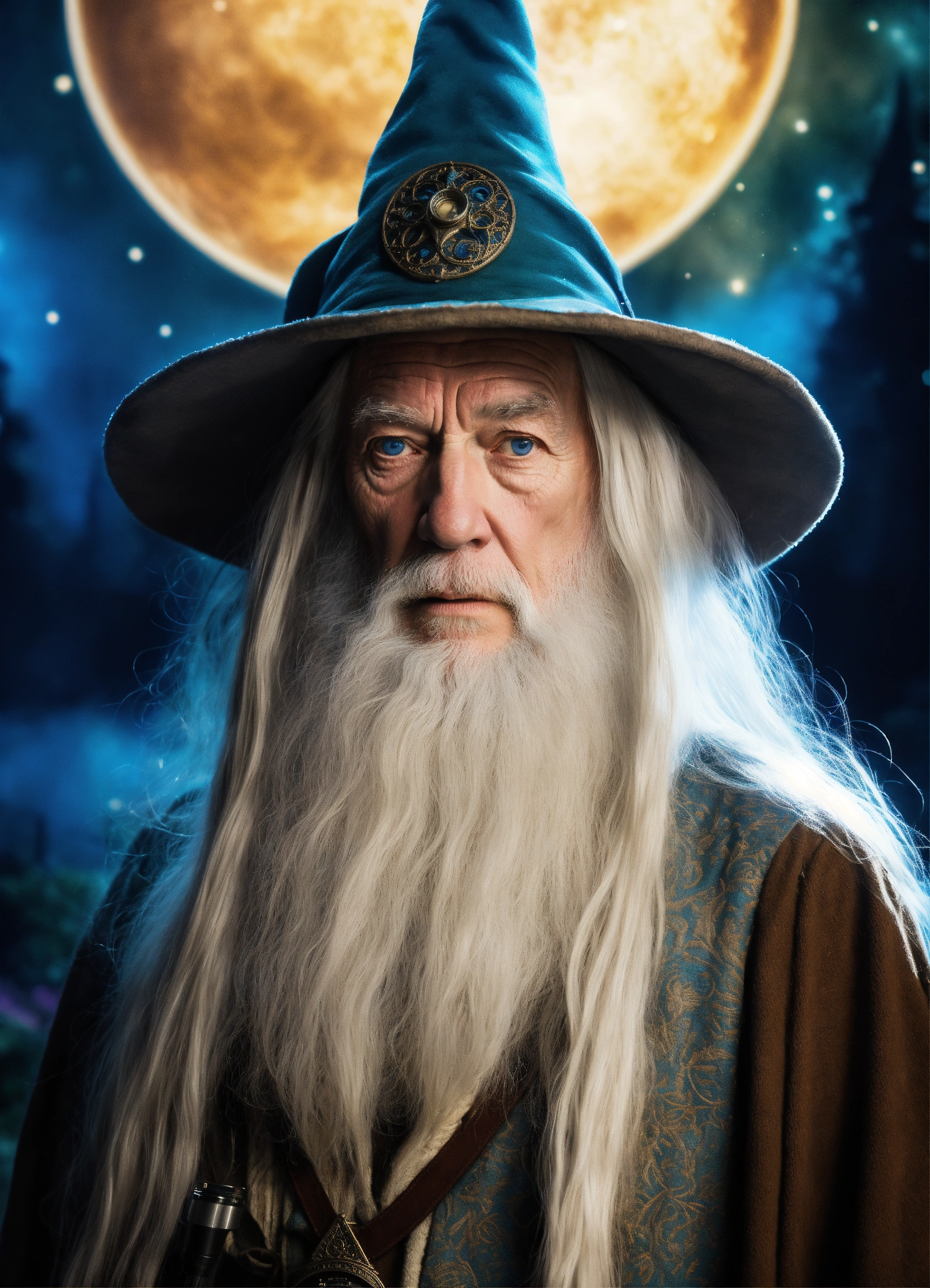 Lexica - An old white man, from the shire, with white hair and bright ...